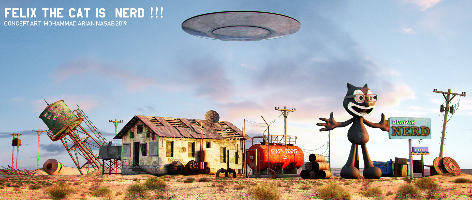 ArtStation - Felix The Cat Is NERD