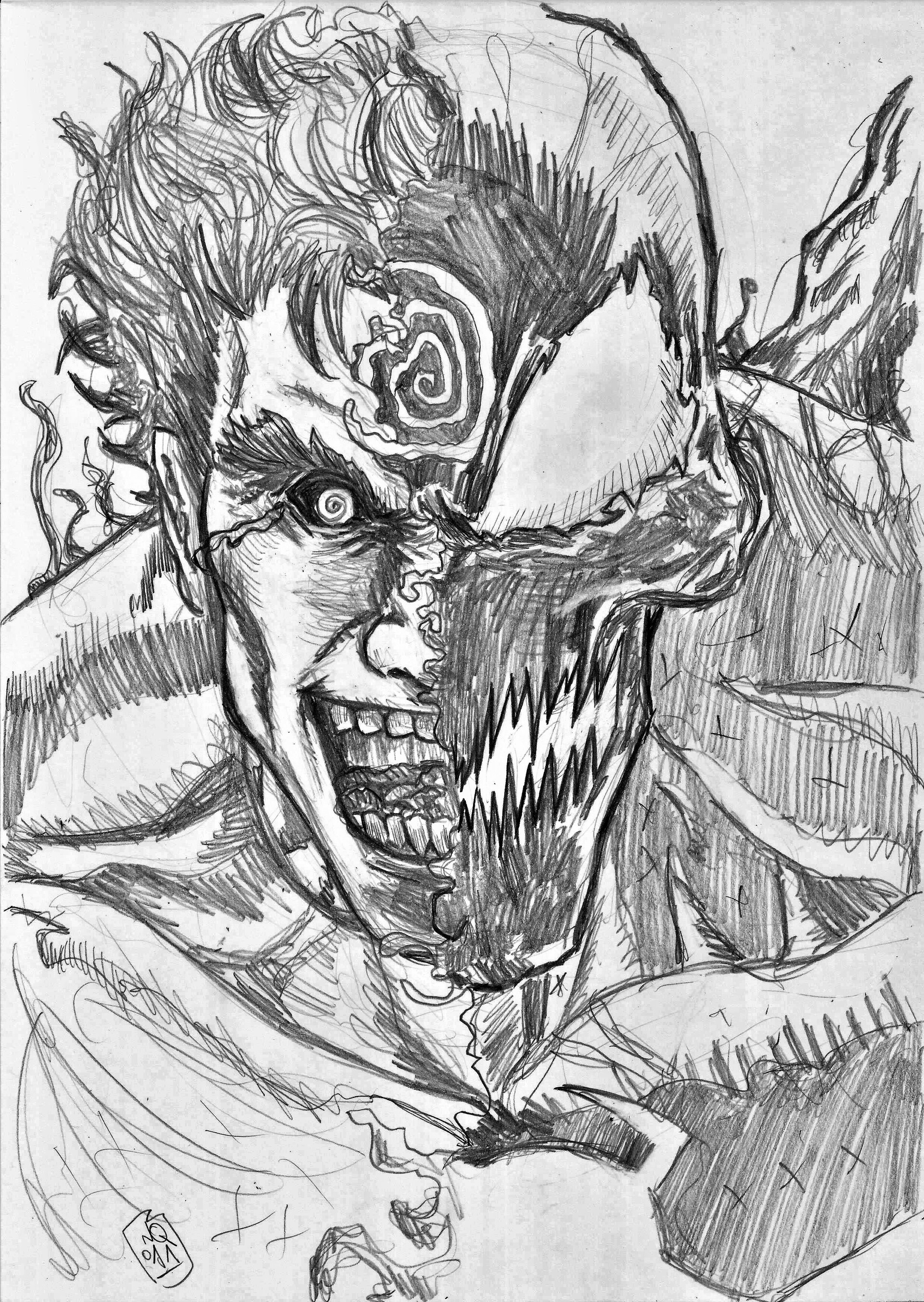 Carnage Drawings In Pencil