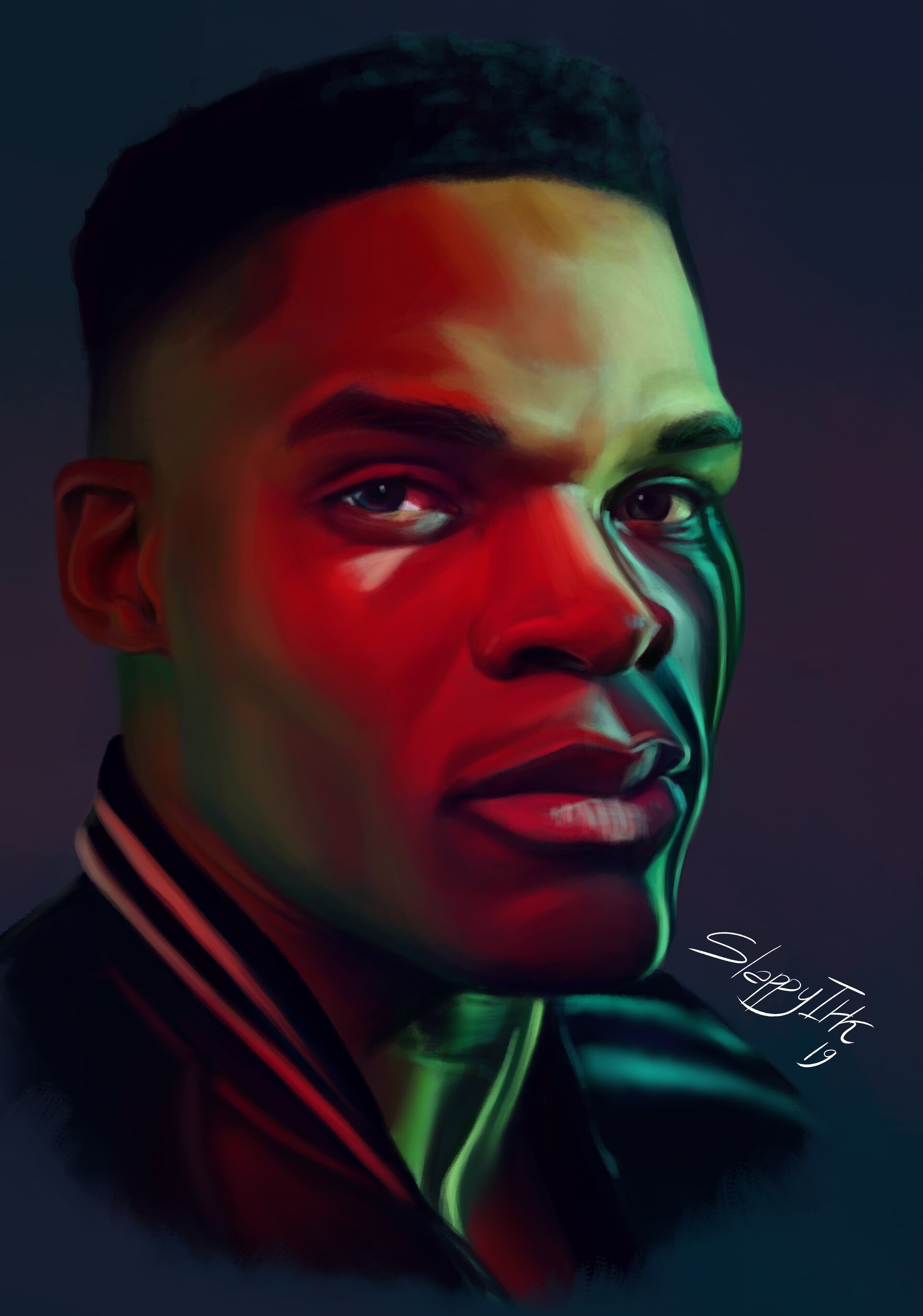 ArtStation - Digital portrait - Krita