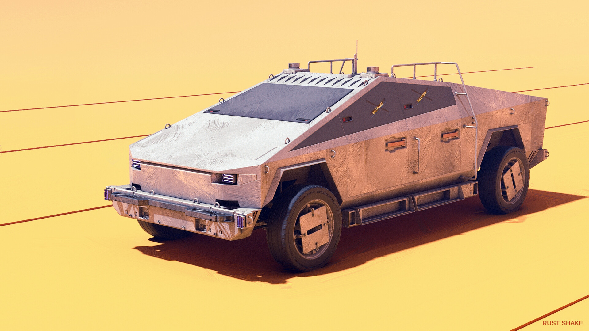Rust Shake - Tesla Cybertruck