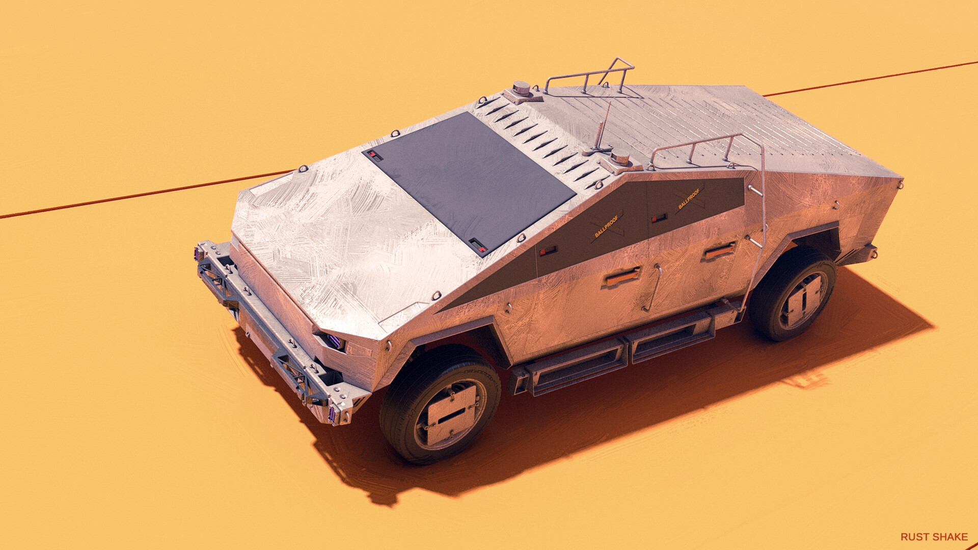 Rust Shake - Tesla Cybertruck