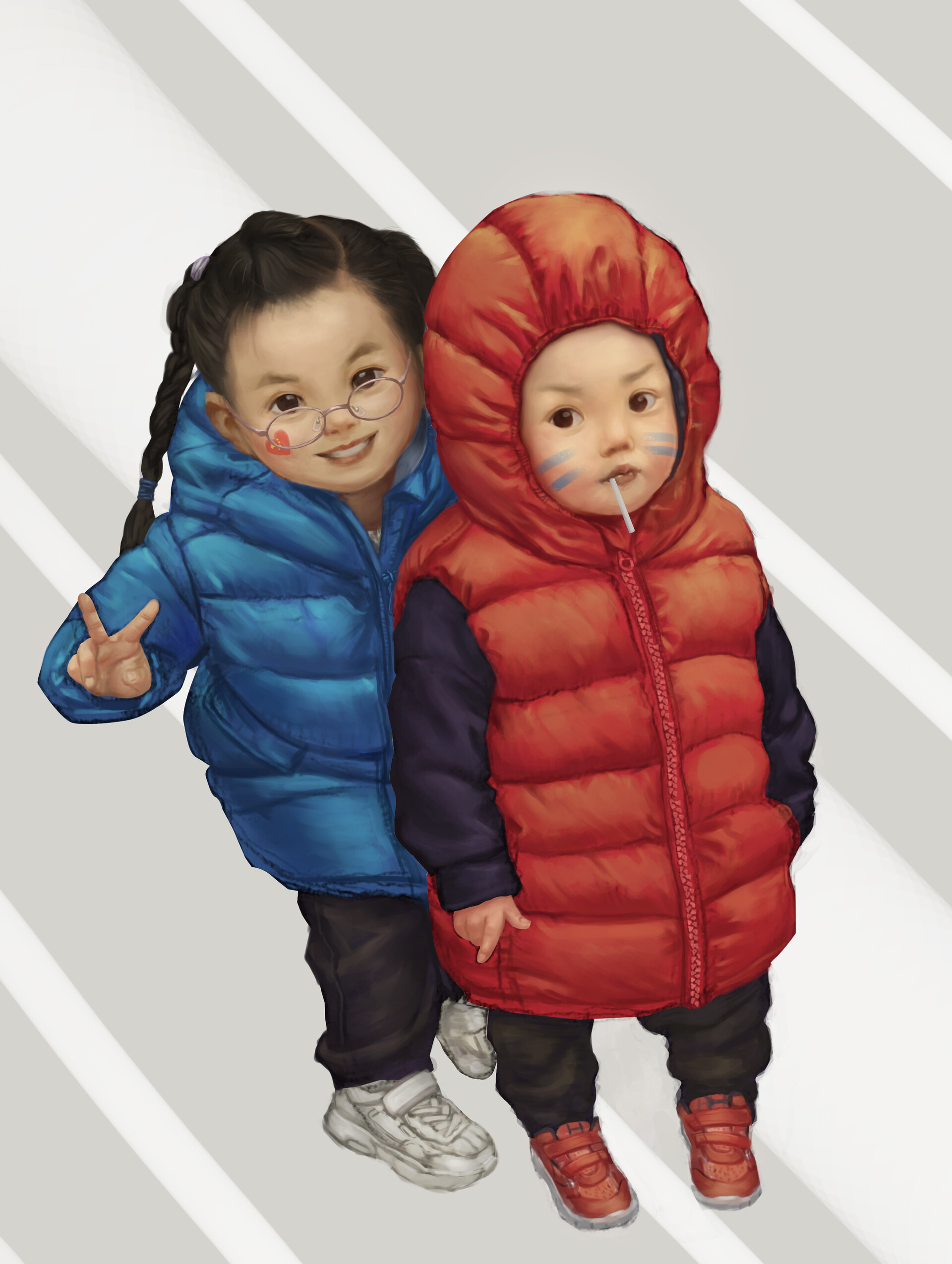 ArtStation - sister&brother