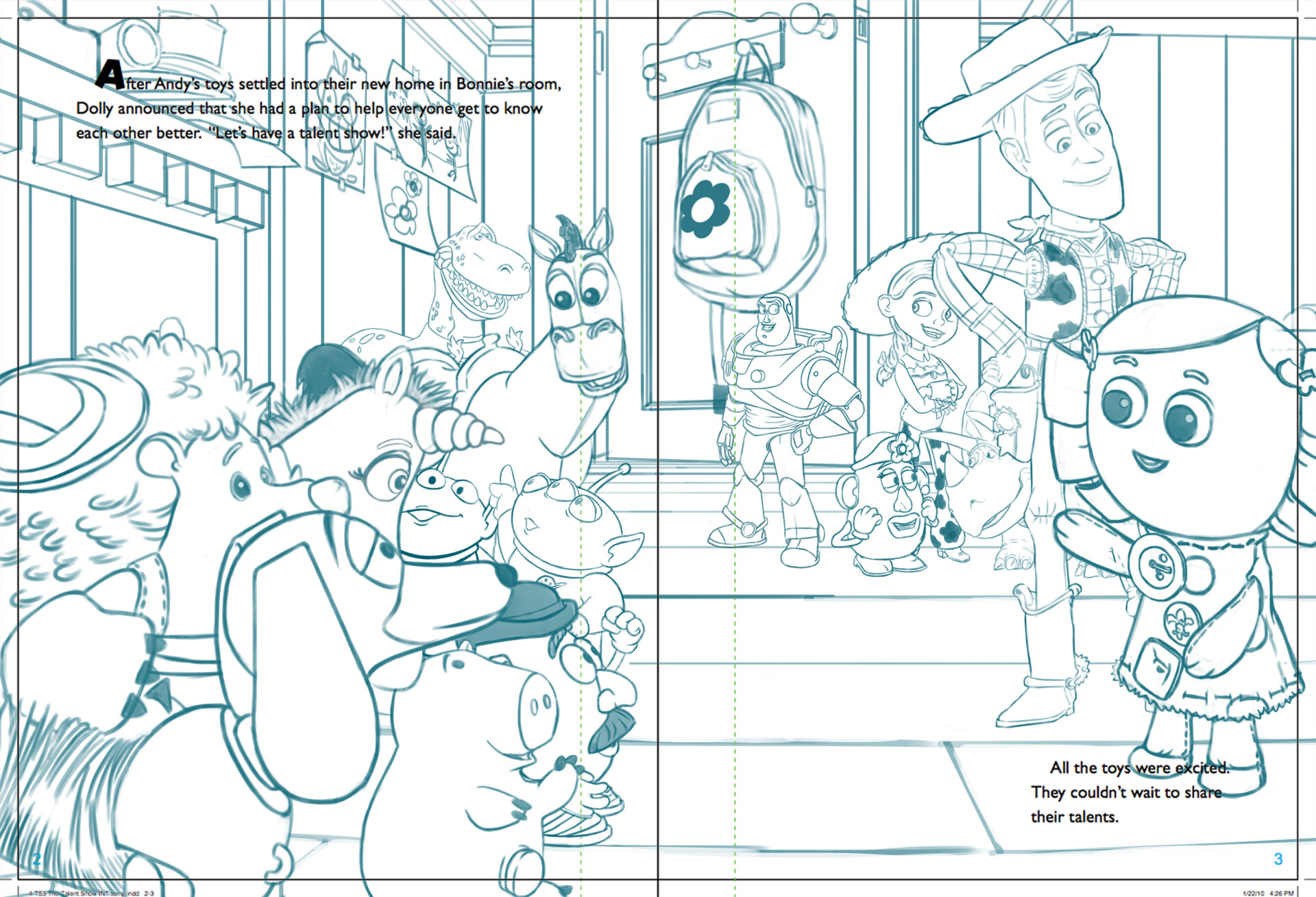 toy story 4 all characters coloring pages