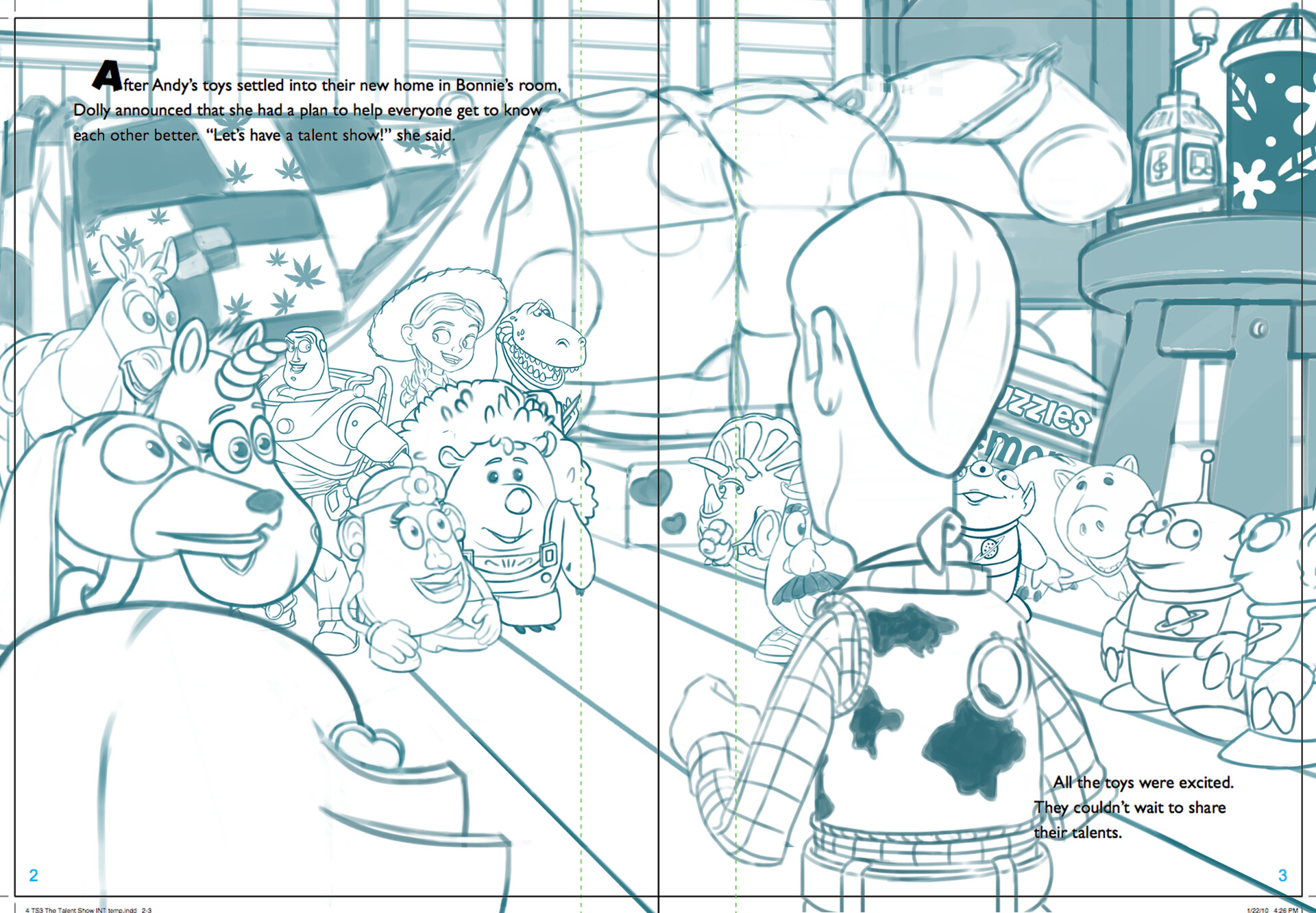 toy story dolly coloring pages