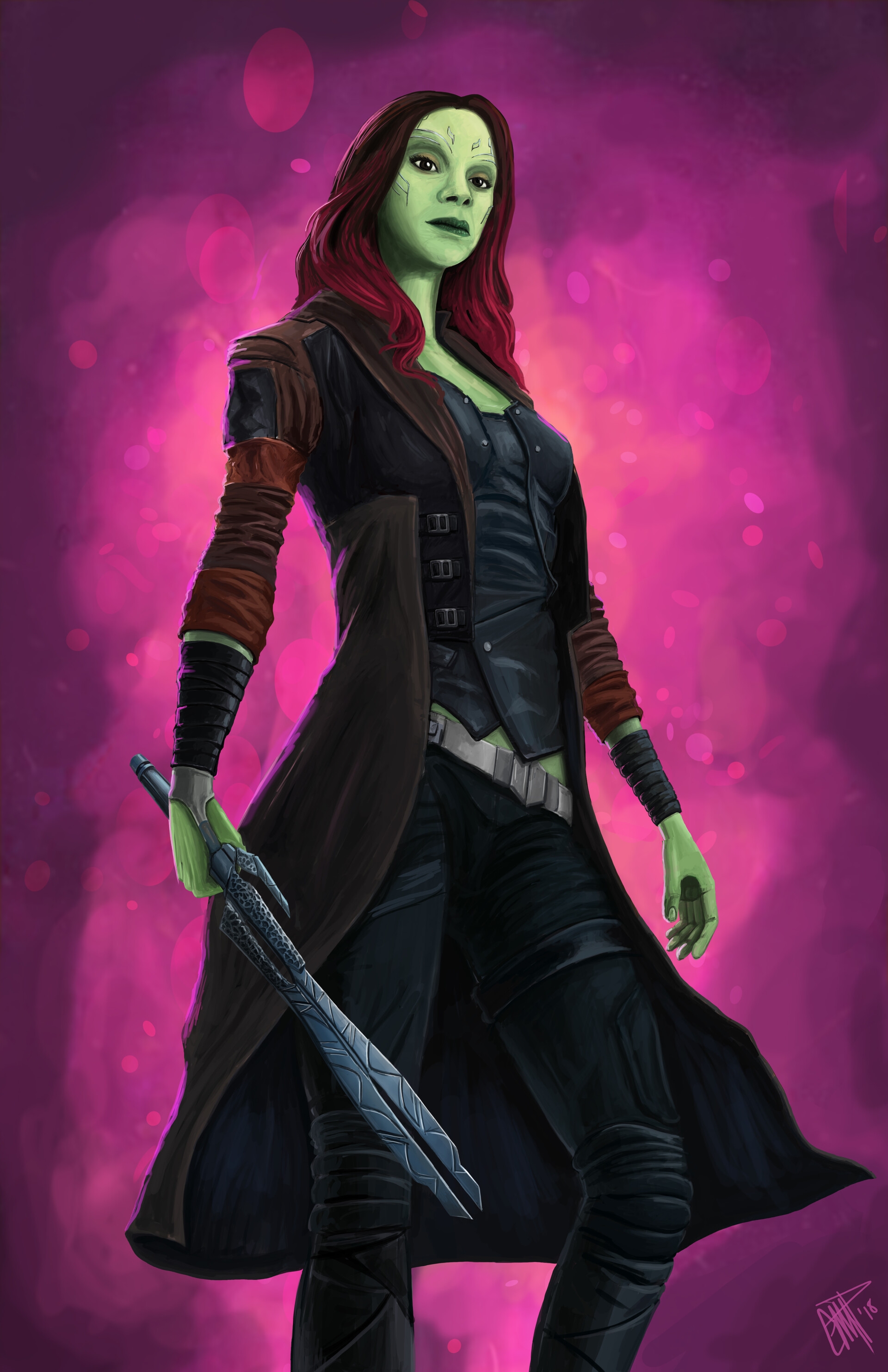 ArtStation - Gamora Fan Art