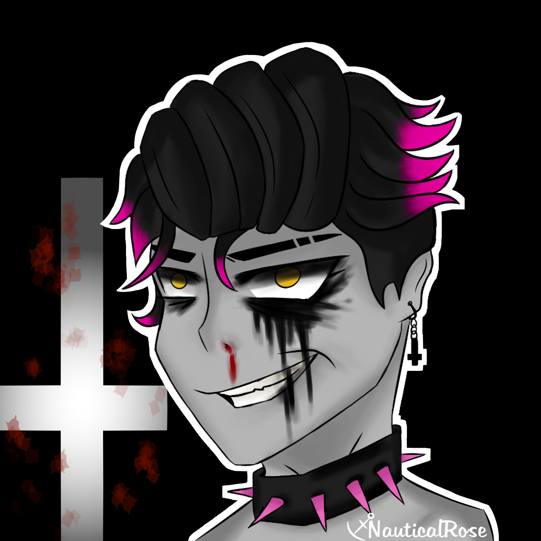 ArtStation - goth boy.