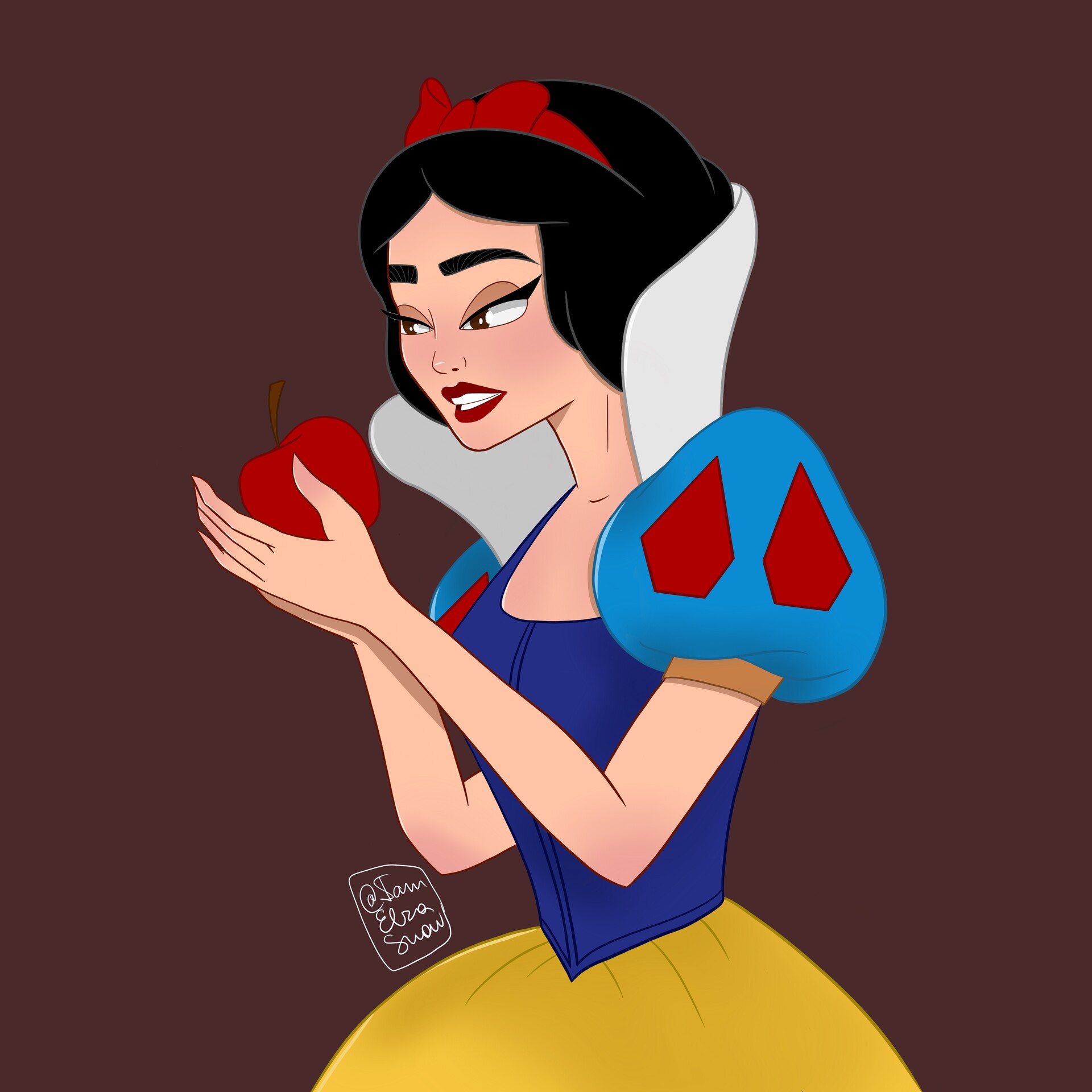 Elza Snow - Disney Fan Art Part 1