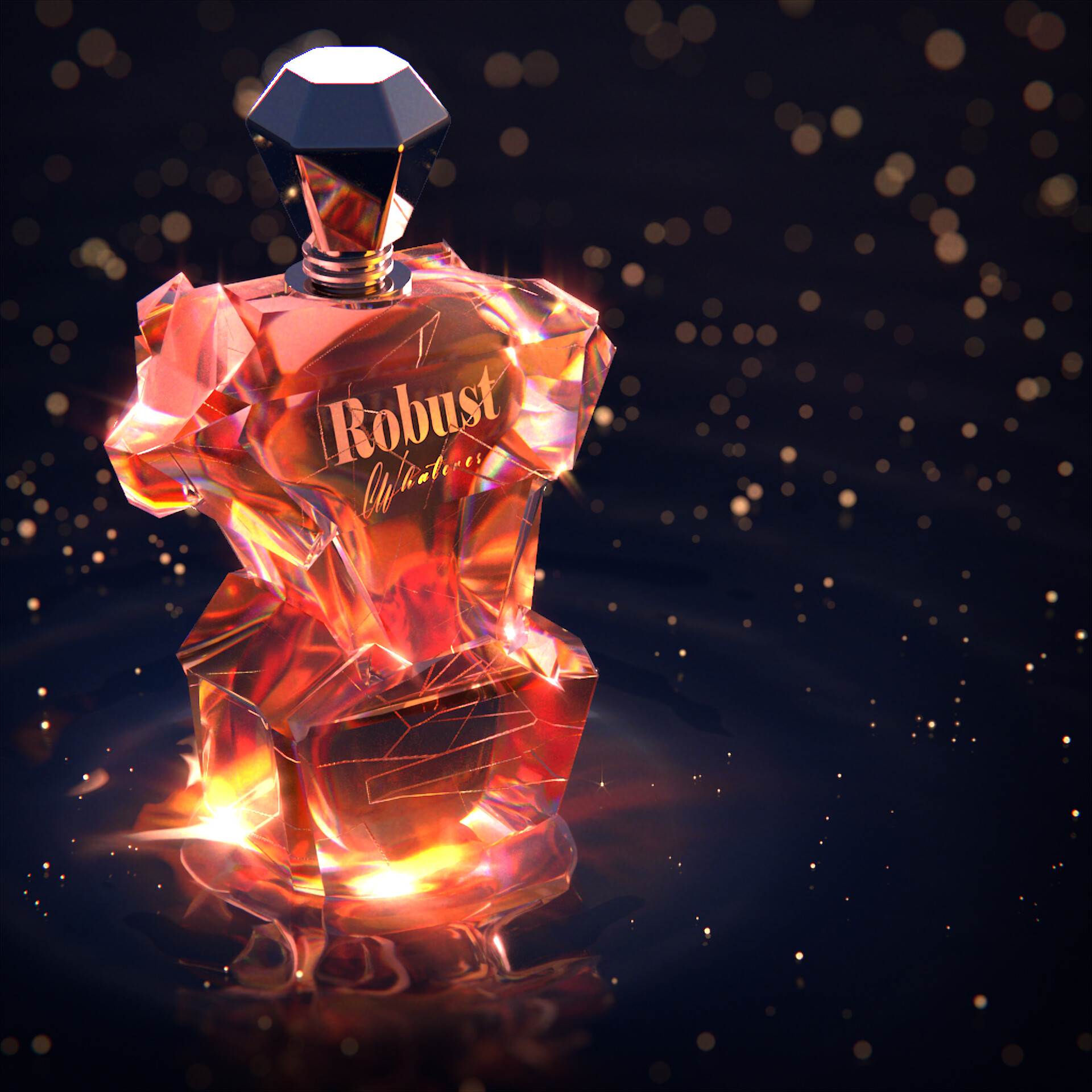 JB CAILLET - [BREAKDOWNS] " ROBUST " Perfume Packshot Design
