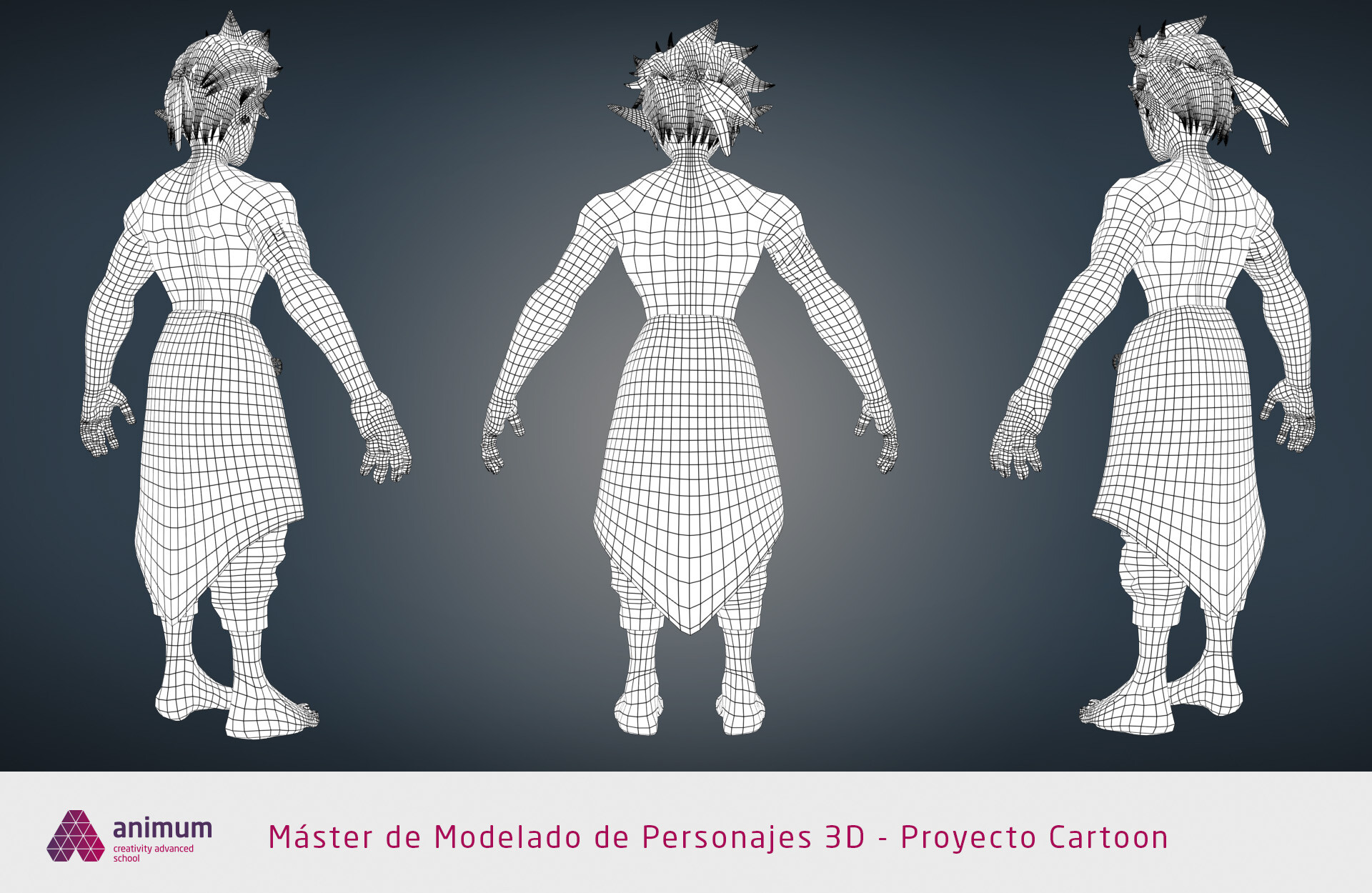 Iker Basoco - 3D Character Design Master - 3 Module : Cartoon (Sacrieur)