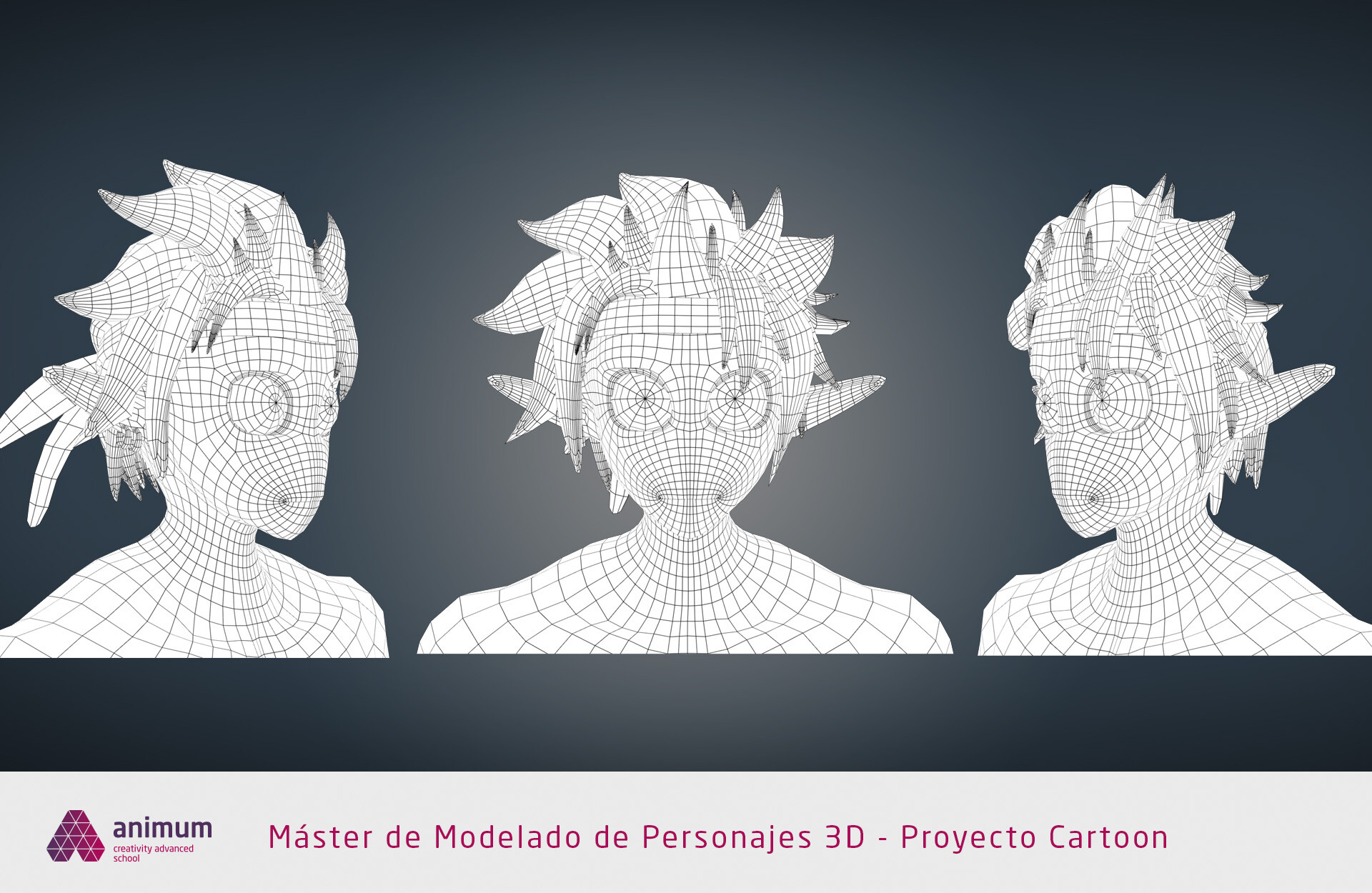 Iker Basoco - 3D Character Design Master - 3 Module : Cartoon (Sacrieur)