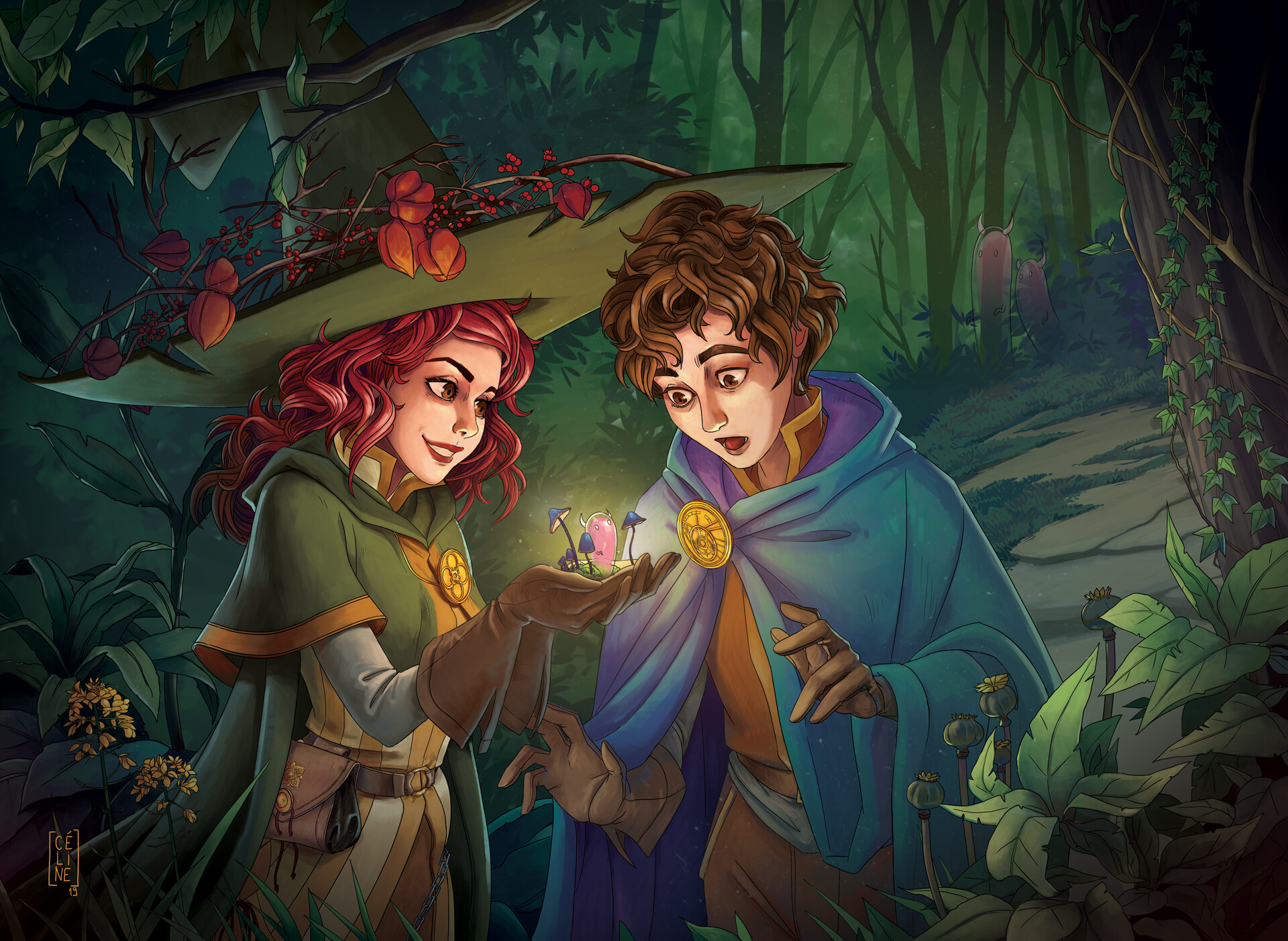 ArtStation - Little spirit of the forest