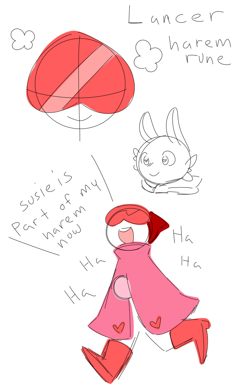 Atara Gracia - [HaremRune Dating Sim] Kris, Susie, Ralsei and Lancer ...