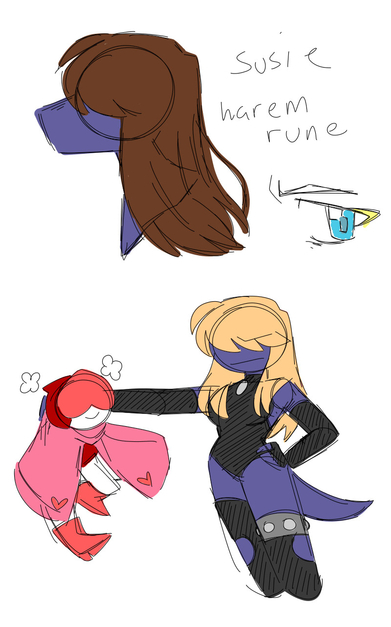 Atara Gracia - [HaremRune Dating Sim] Kris, Susie, Ralsei and Lancer ...