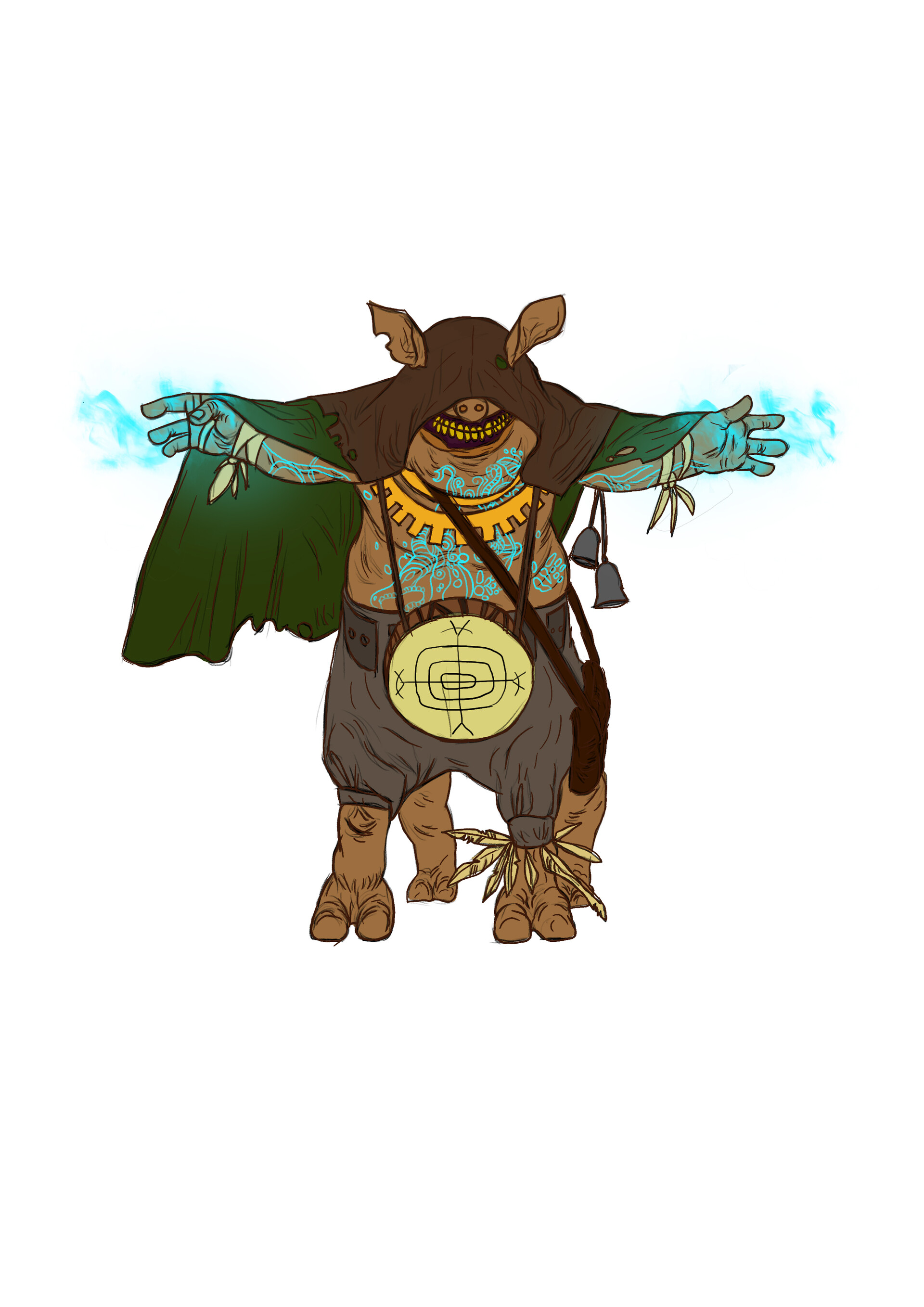 ArtStation - shaman pig