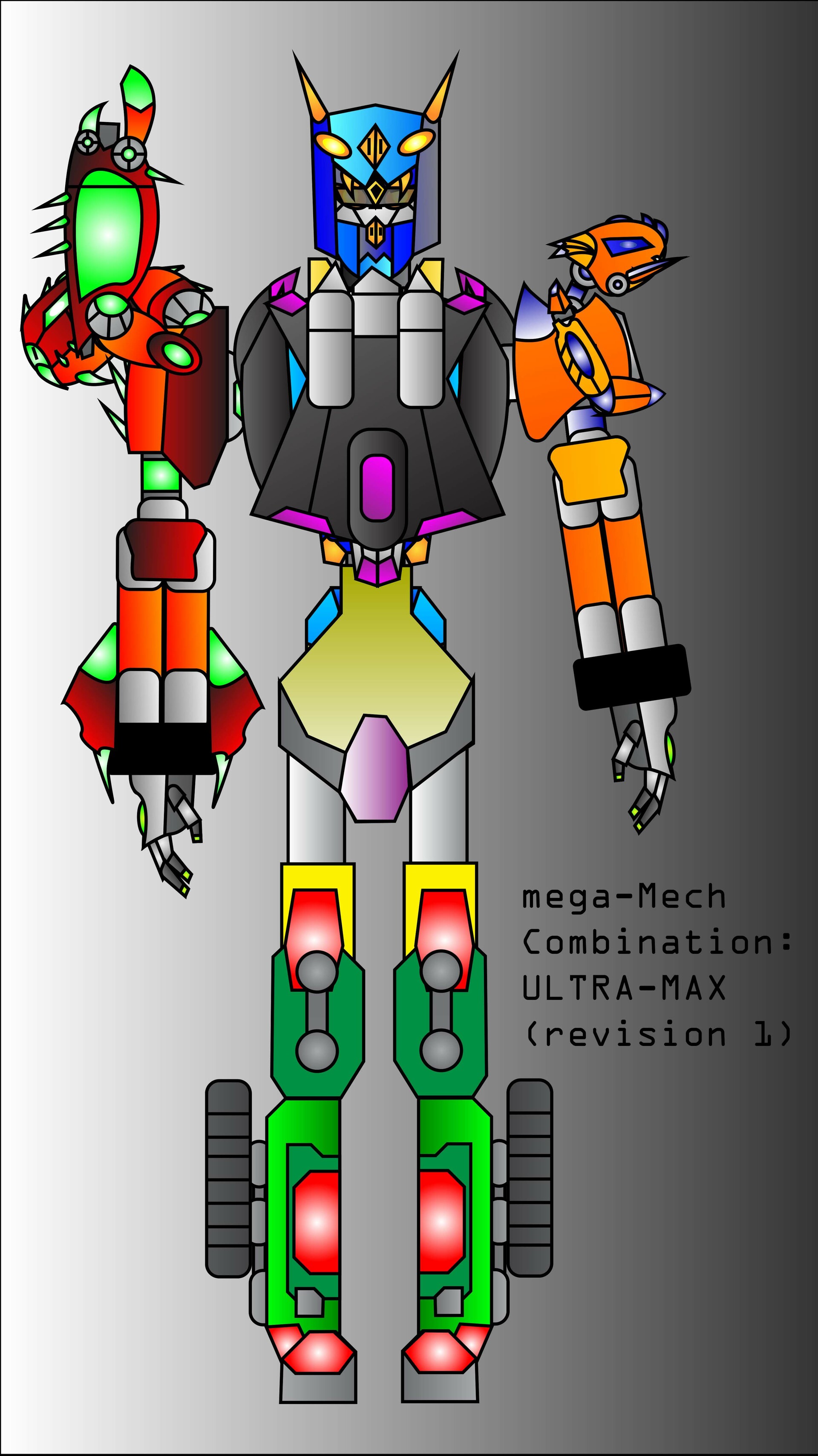 ArtStation - Mega-Mech combination: ultra-max