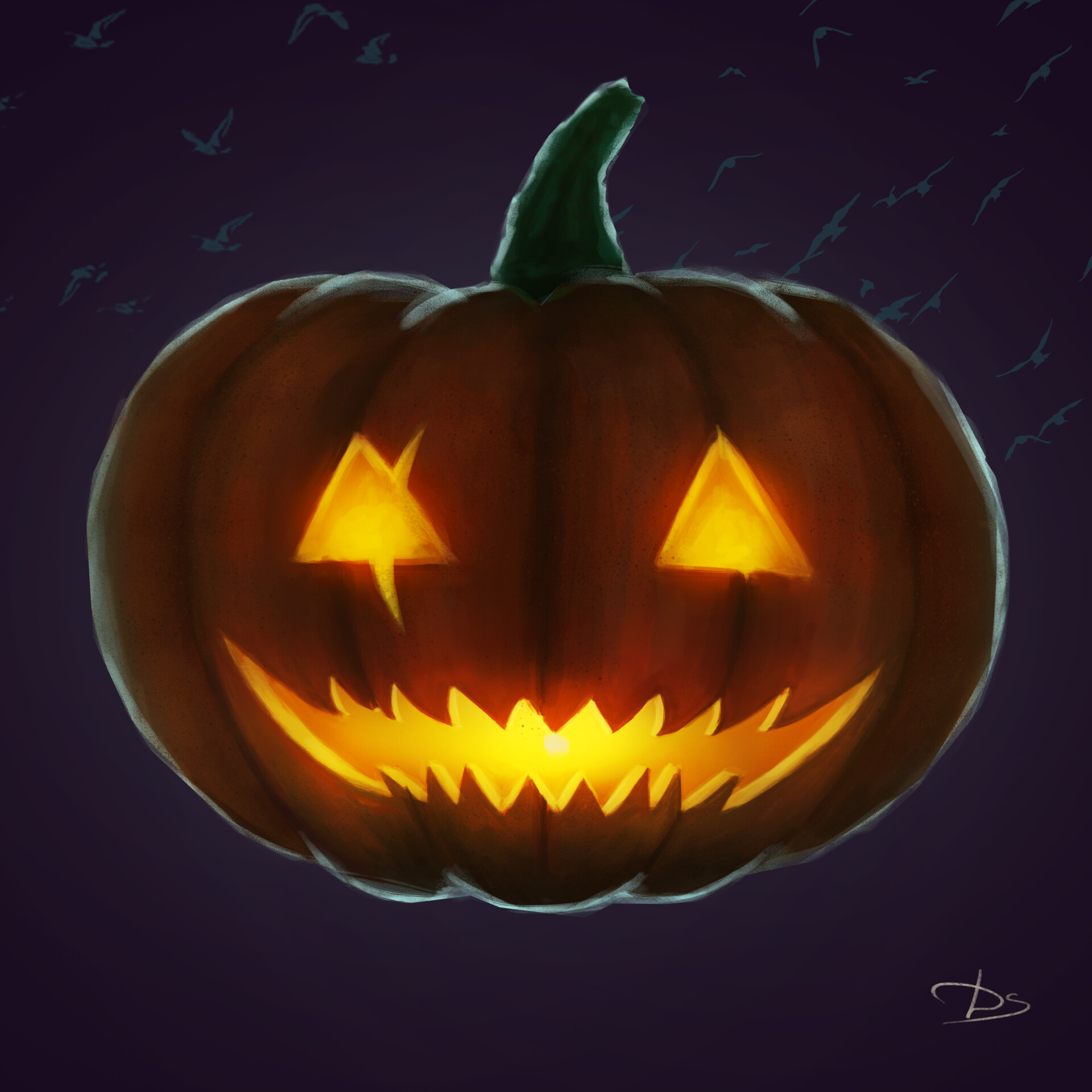 ArtStation - "Scary" pumpkin