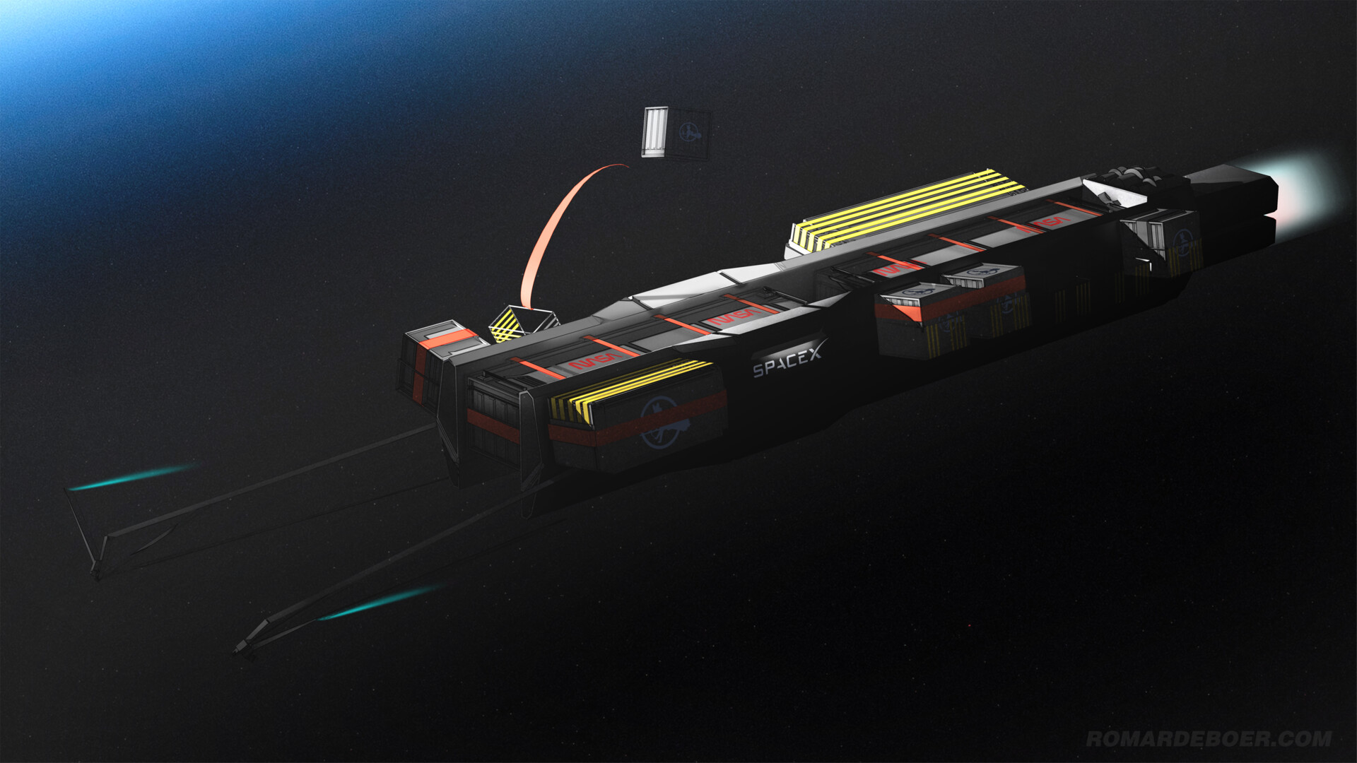 ArtStation - IPS (Interstellar Postage Service)