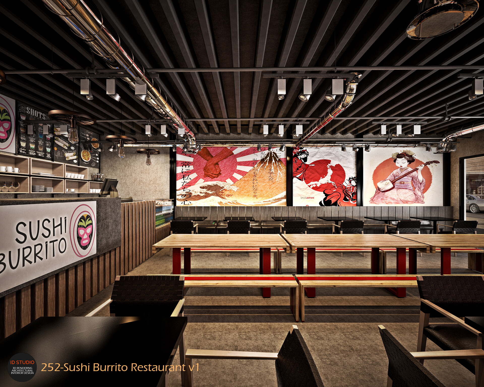 ArtStation - 252-Sushi Burrito Restaurant