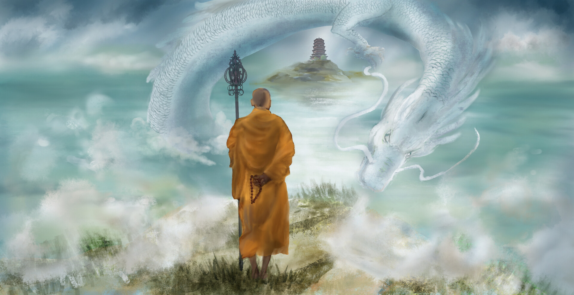 Tonnae Kwong - Monk & Dragon