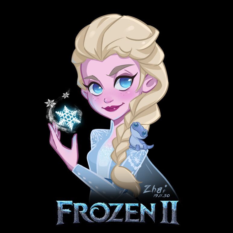 ArtStation - Frozen II- Elsa (practise)