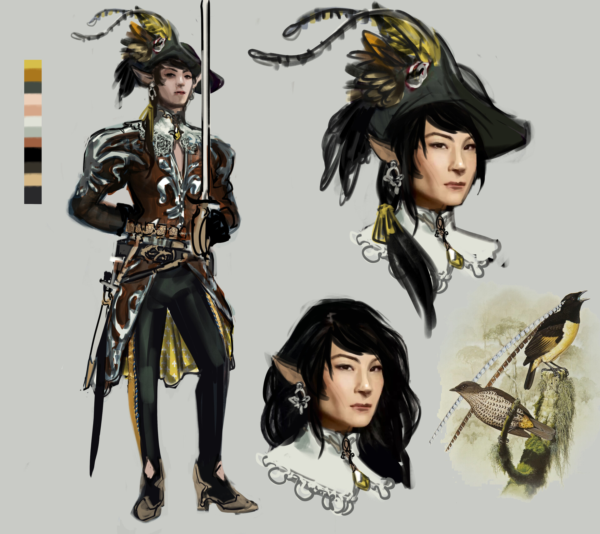 Giulia Carli - Character Sketches - 2019