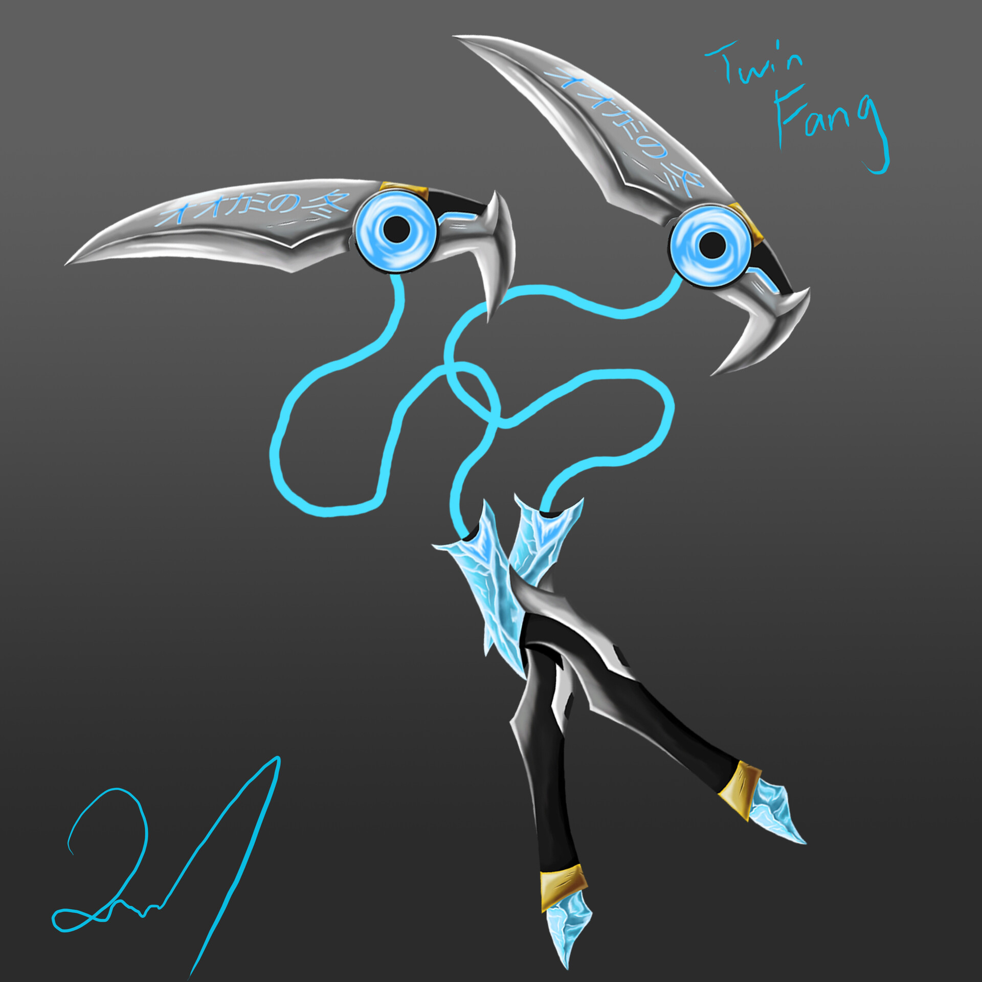 ArtStation - Wolves Twin Fang