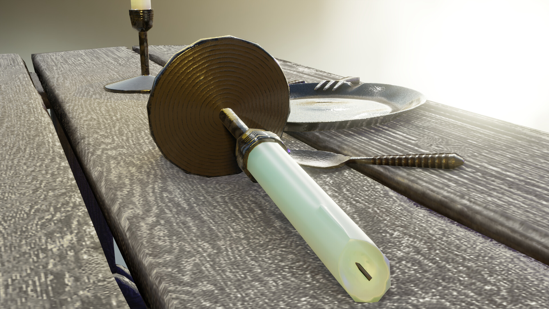 Tobiasz Karoń - Wooden Table Scene