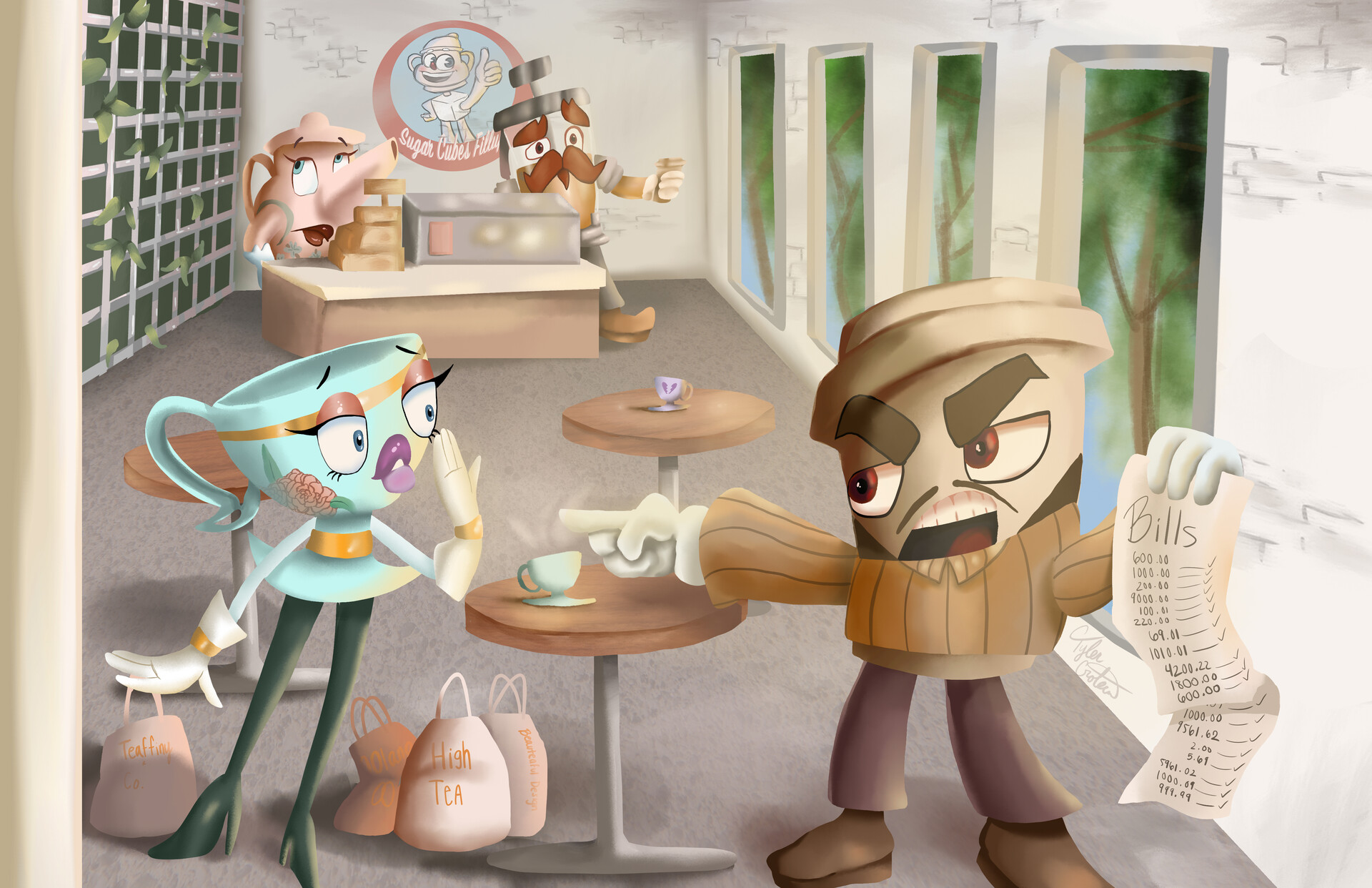 ArtStation - A Fill-up Station Hassle