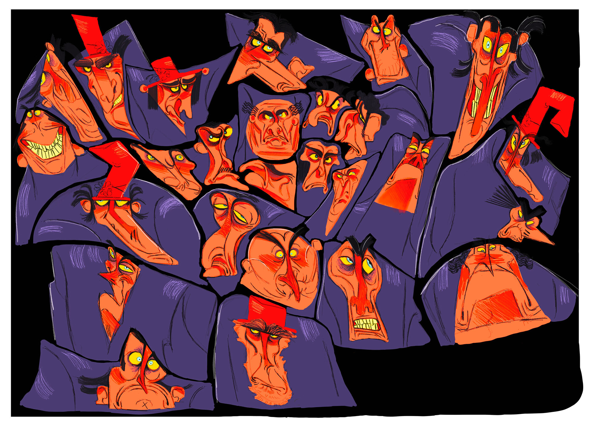 ArtStation - The Red Faced Man