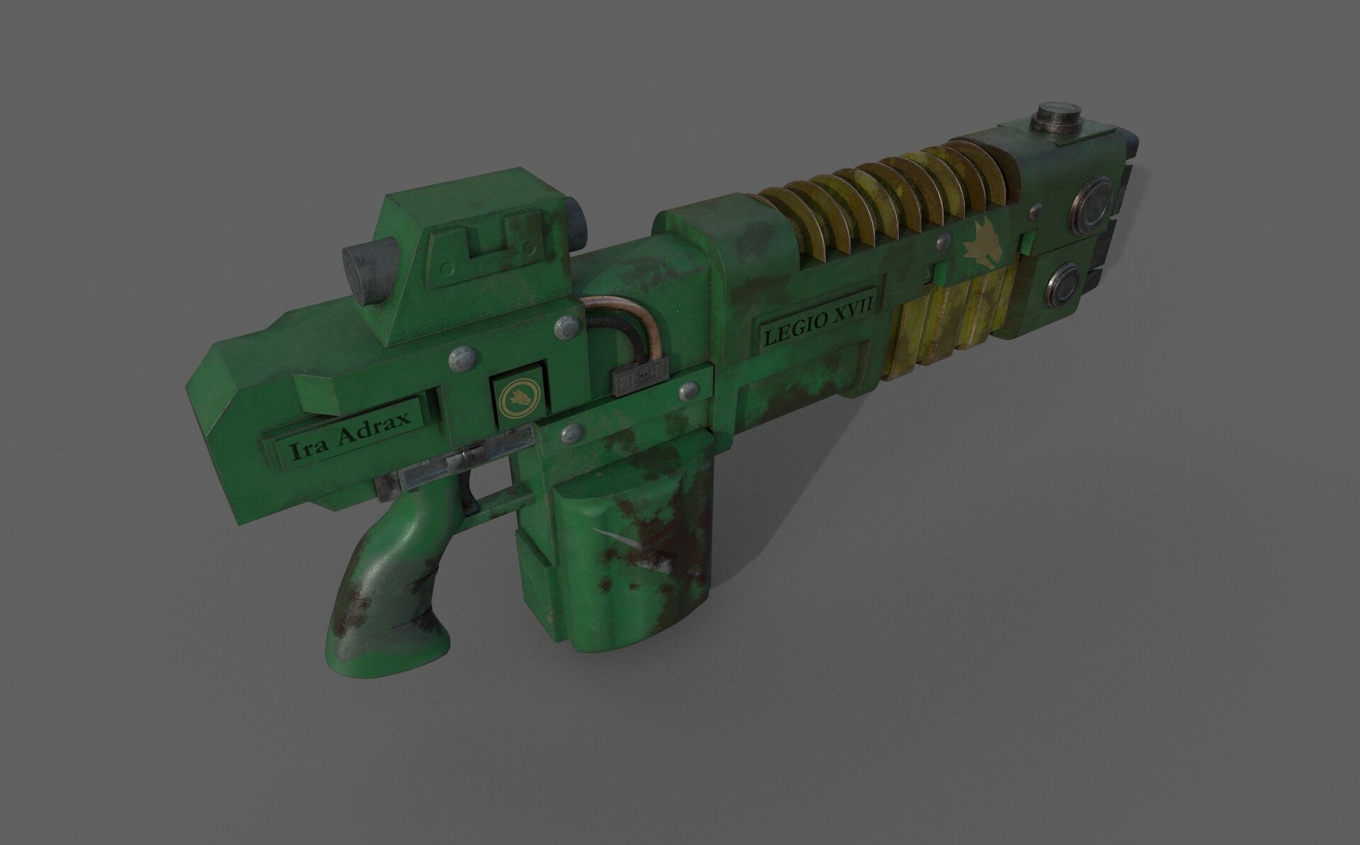 Domagoj Simcik - Volkite Weapon Modeling painting study