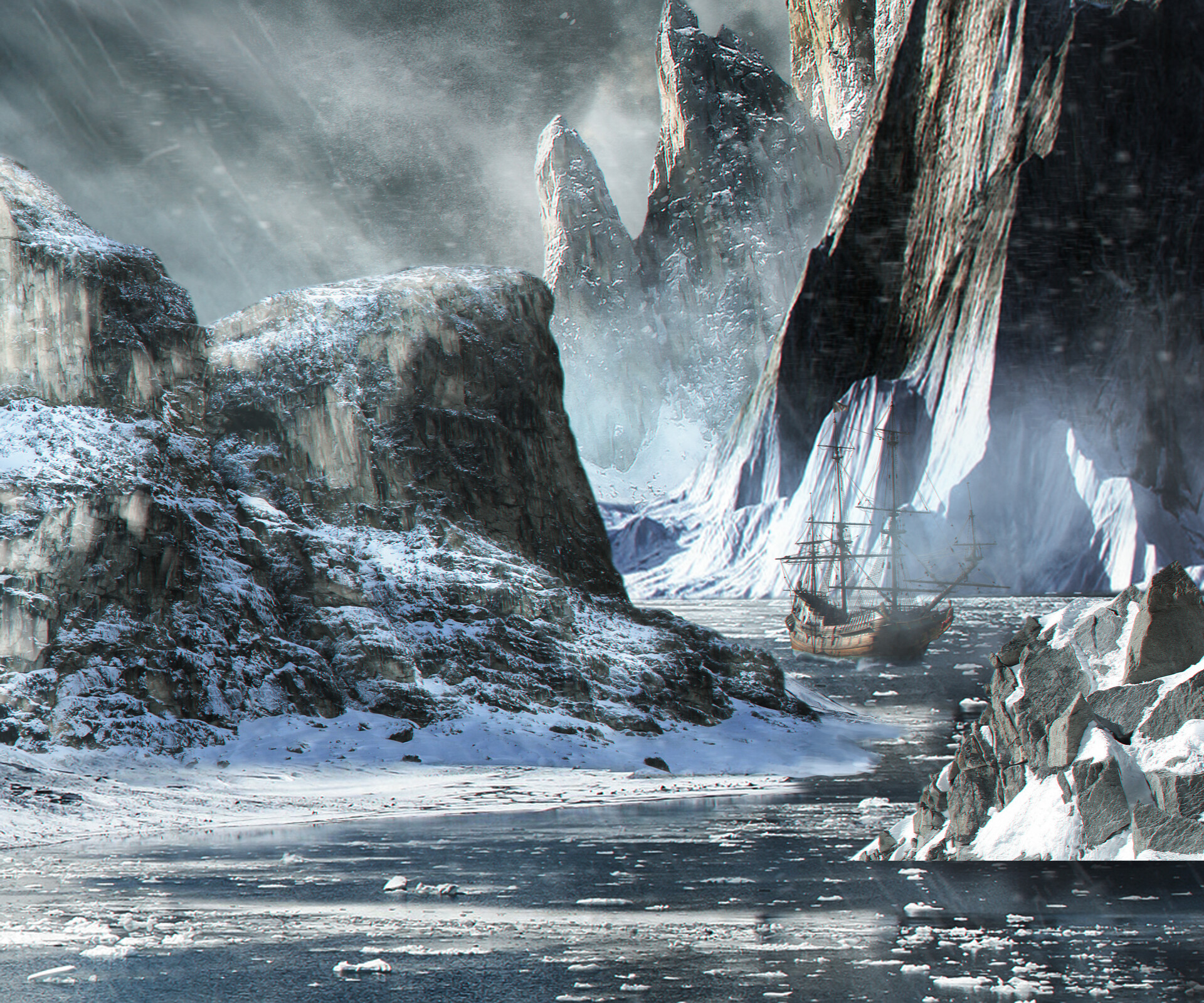 ArtStation - through the ice