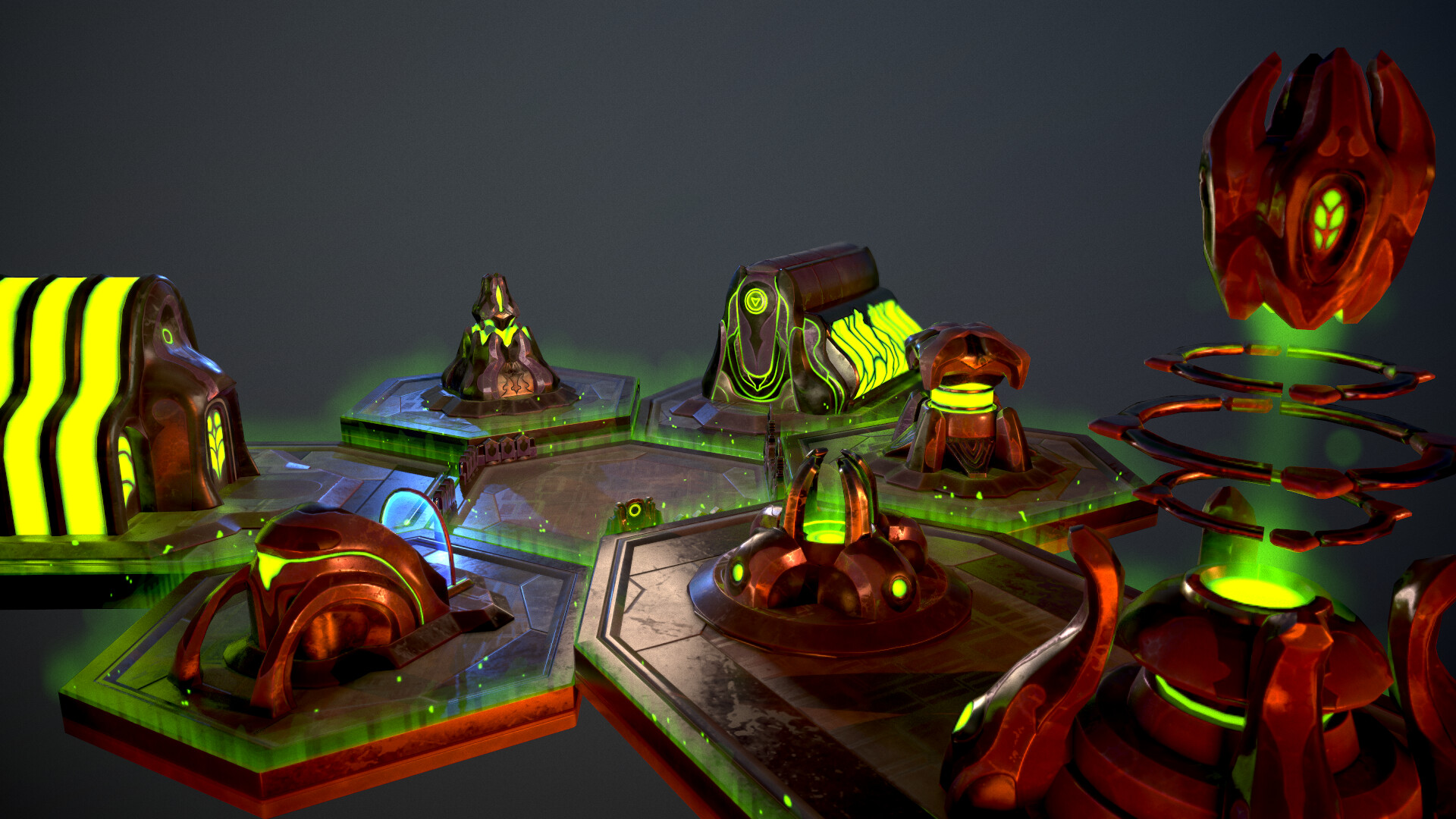 ArtStation - VR GAME >Polypheme _ Buildings Showcase