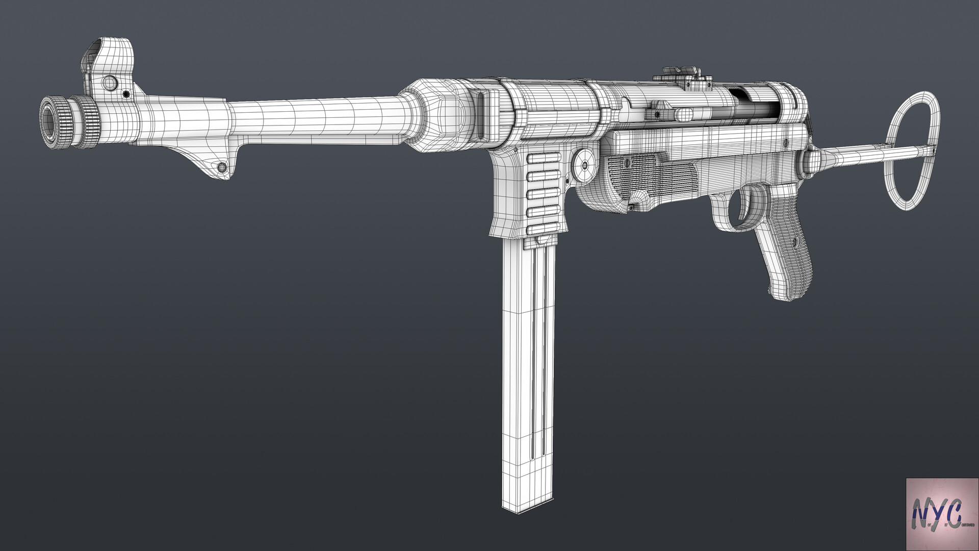 ArtStation - Maschinenpistole 40 (MP40)