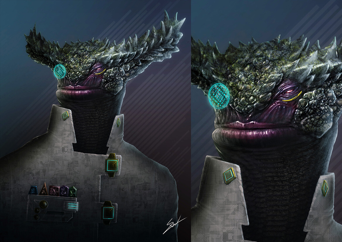 ArtStation - Alien Commander