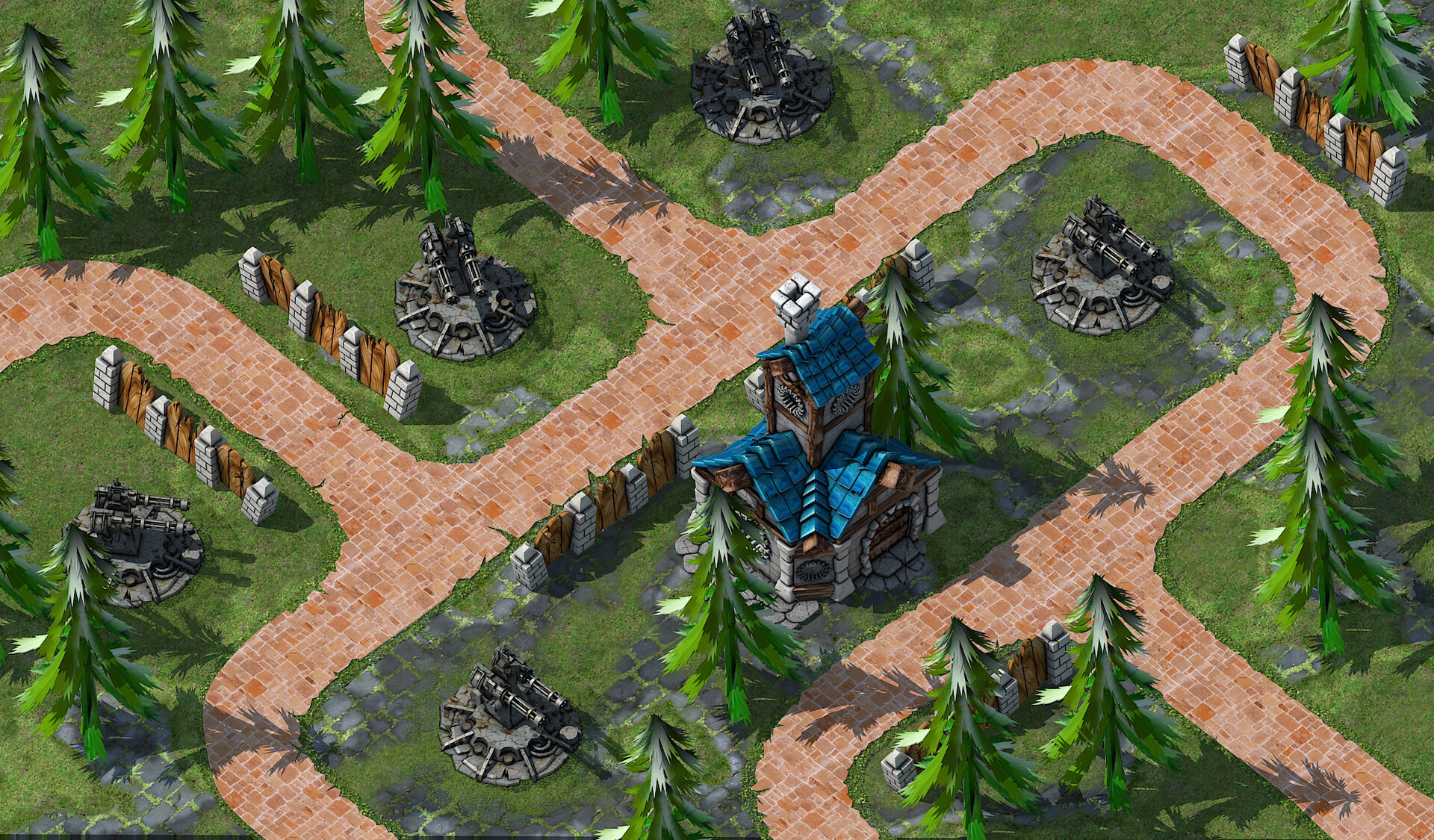 ArtStation - Tower defence art