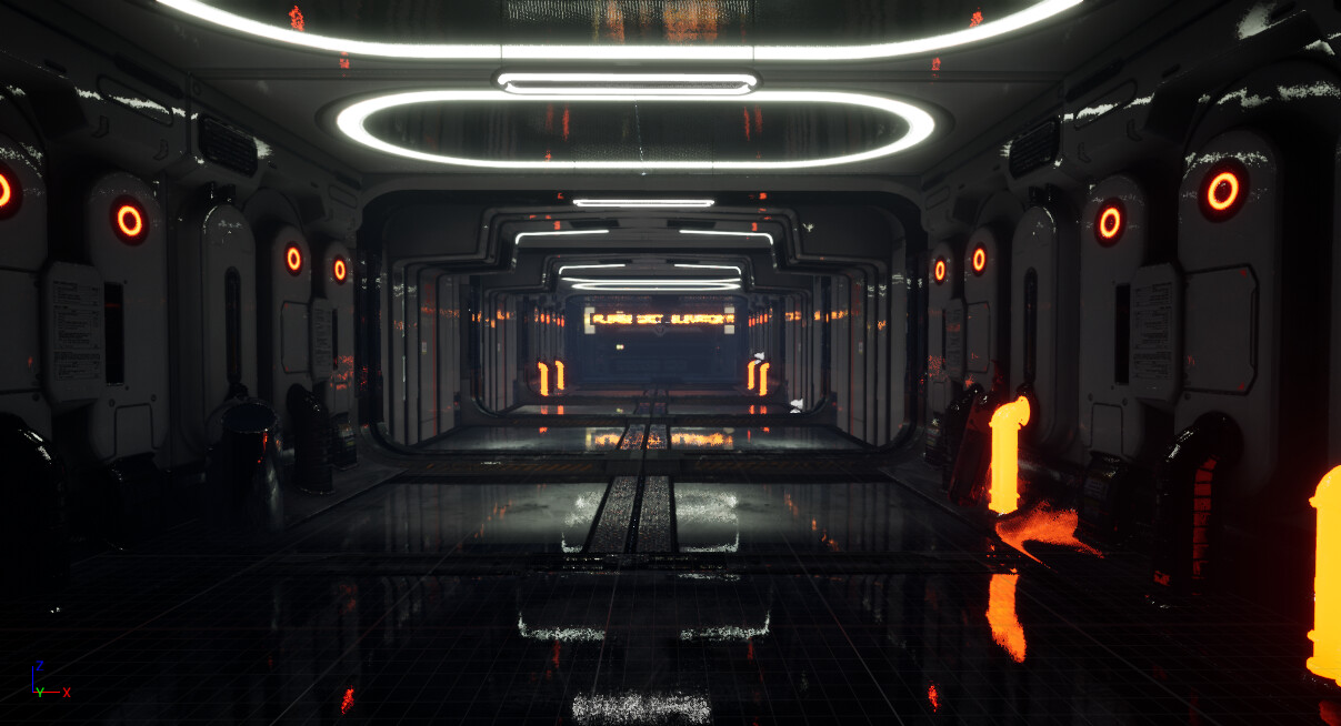 ArtStation - Space city Ue4 level design