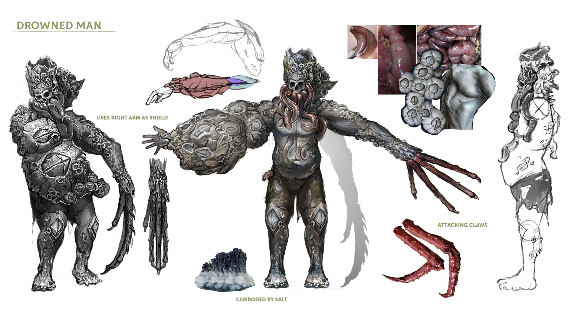 ArtStation - Drowned man concept