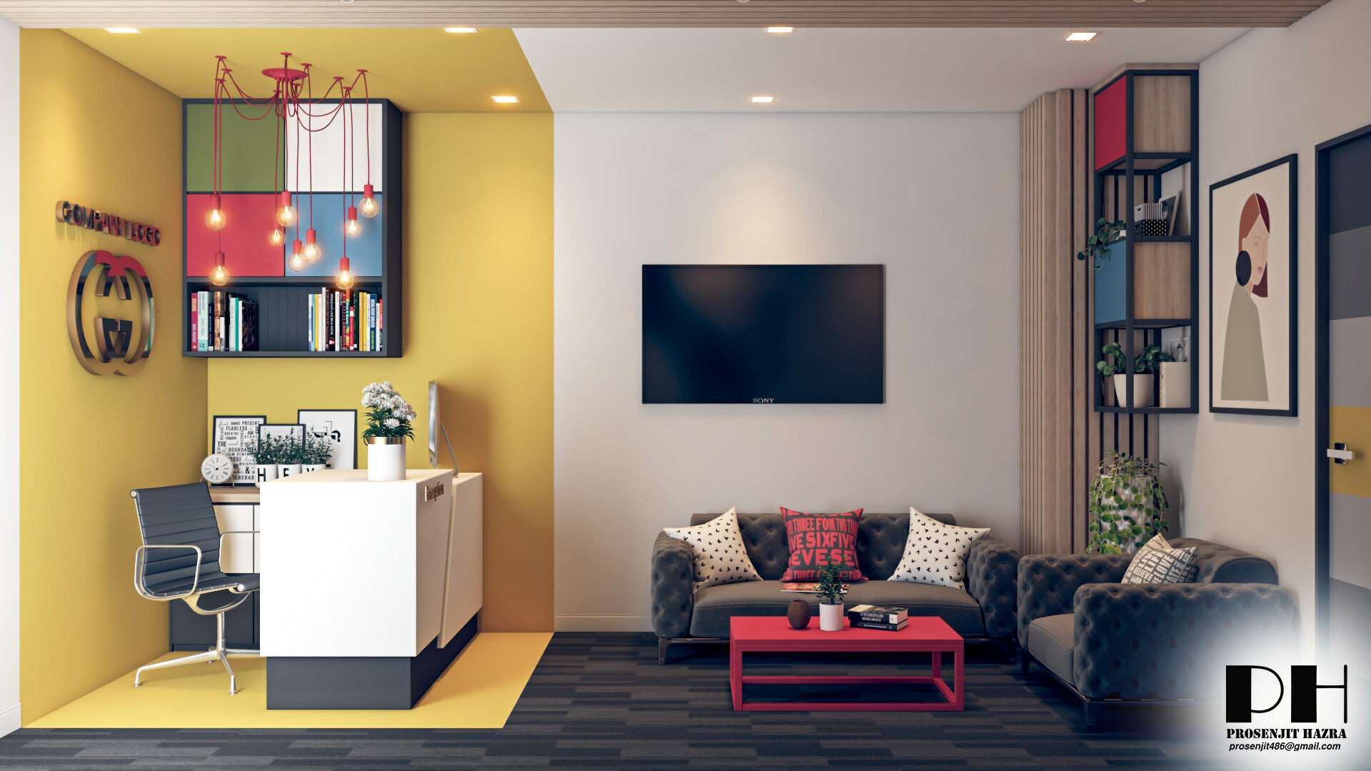 Artstation Small Office Reception