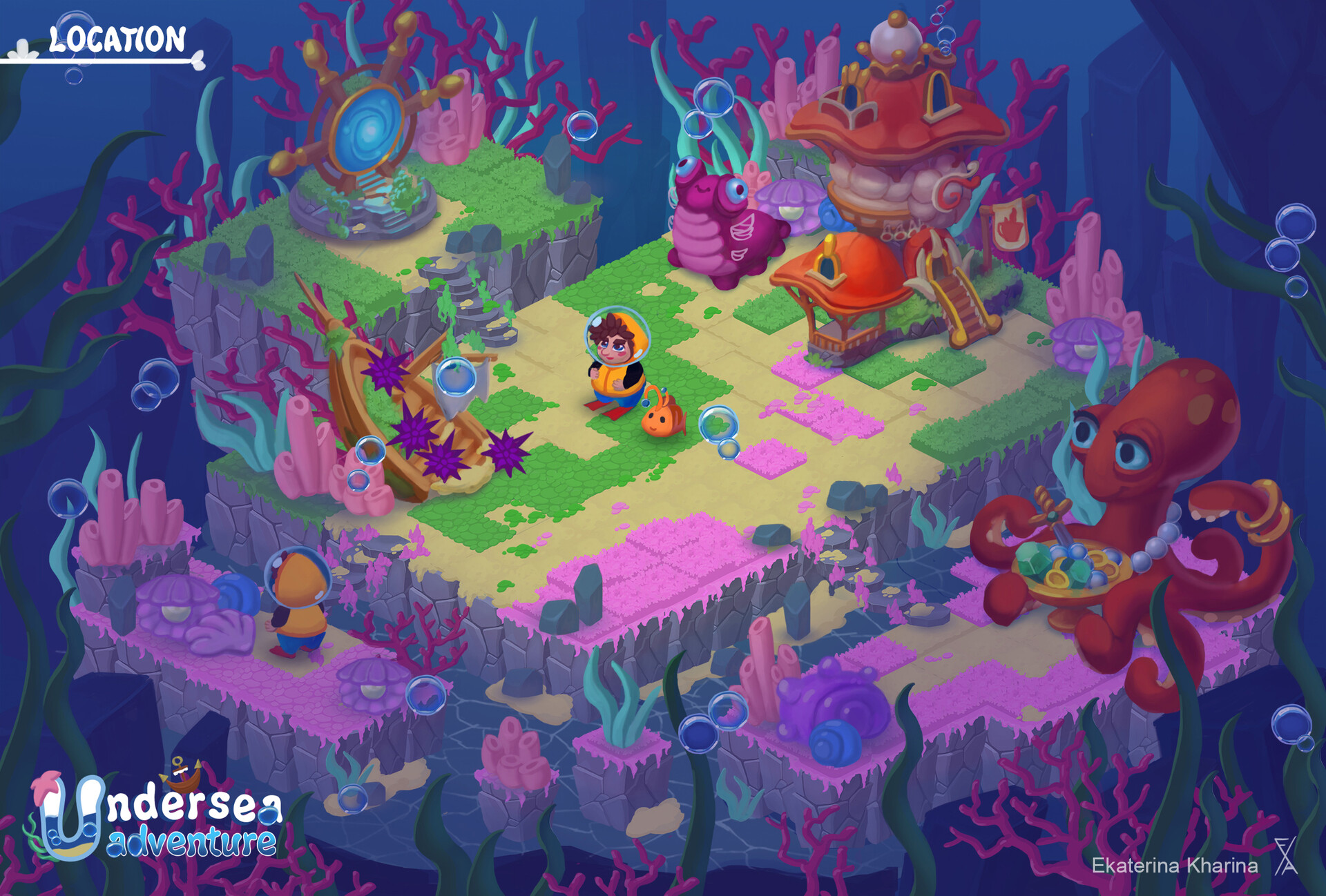 ArtStation - Undersea adventure