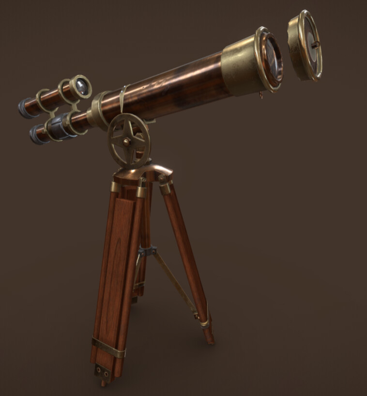 Carlos Lemos - Antique telescope