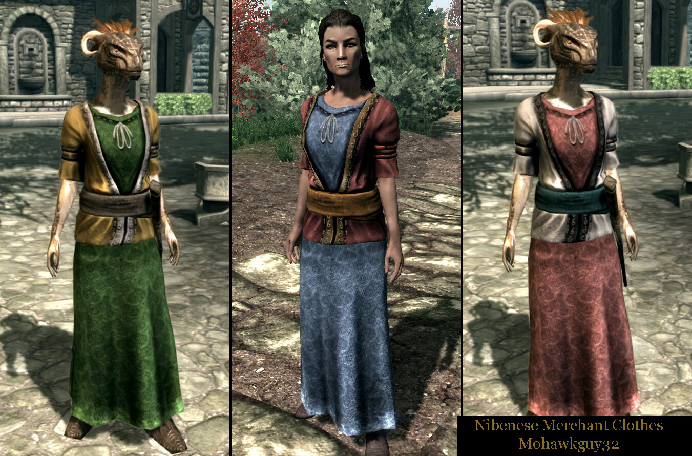 ArtStation - Beyond Skyrim: Cyrodiil - Common Female Merchant Outfit