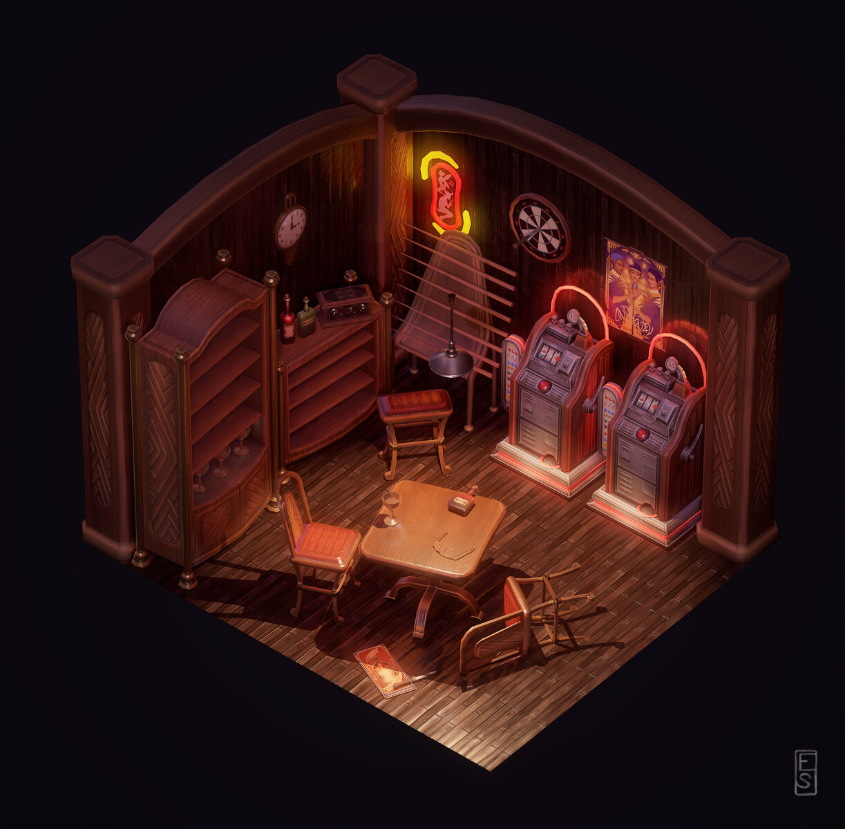 ArtStation - Diorama - Night Out