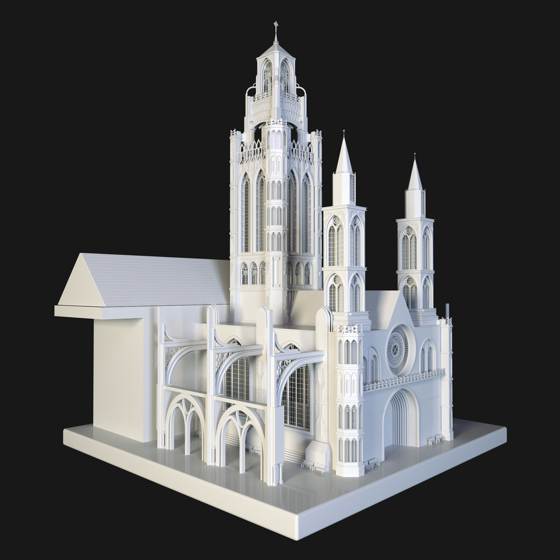 ArtStation - [WIP] Concept Cathedral