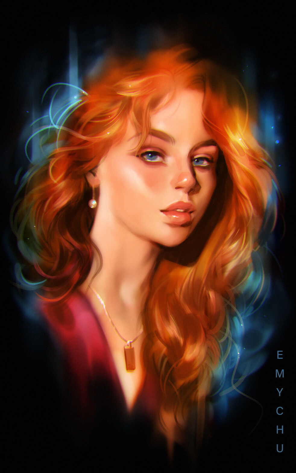 ArtStation - Fire Red (Study)