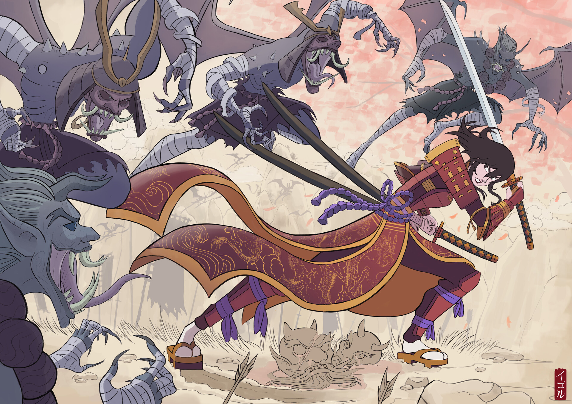 ArtStation - Demon slayer