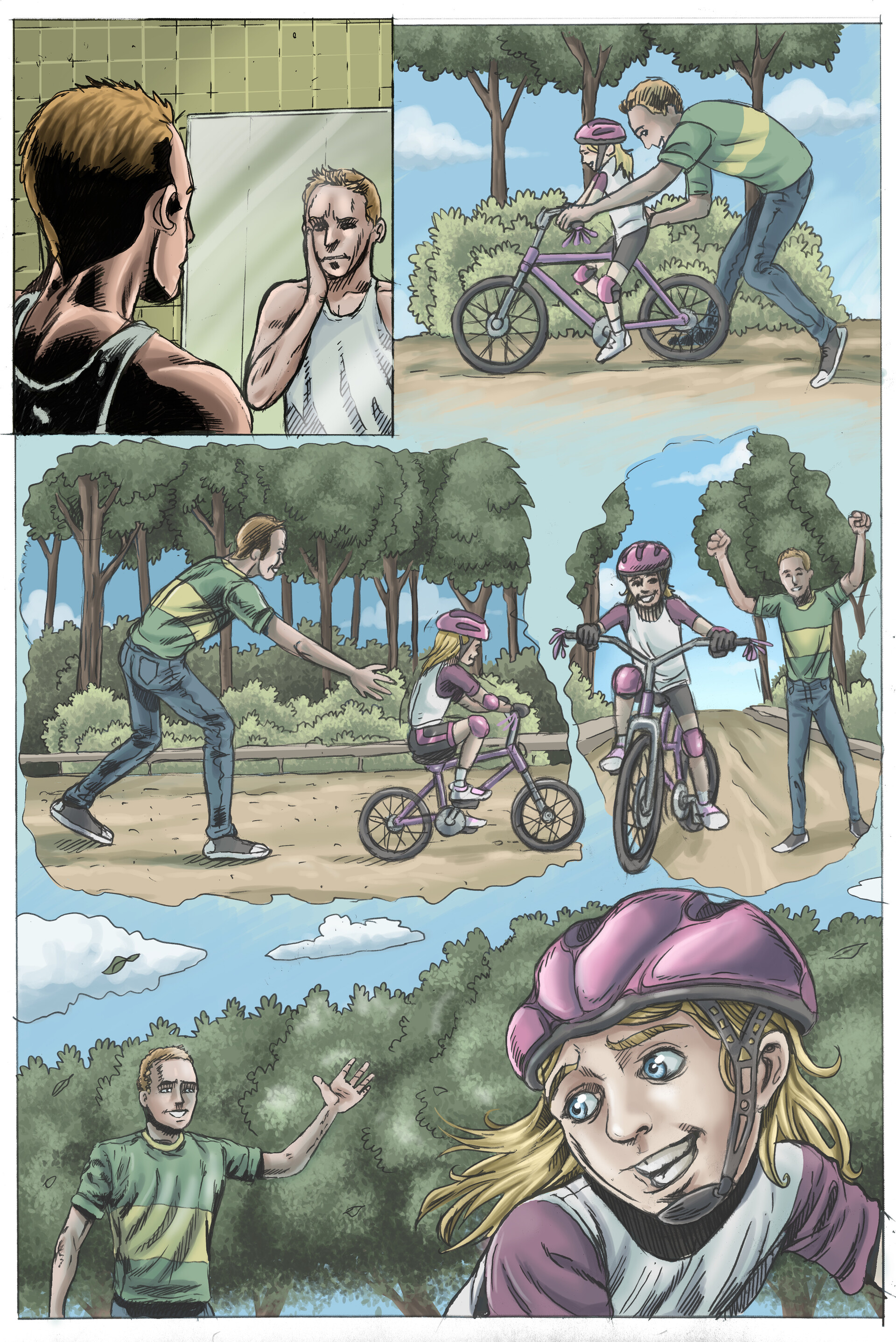 ArtStation - Just Collors - CONTACT comic book page