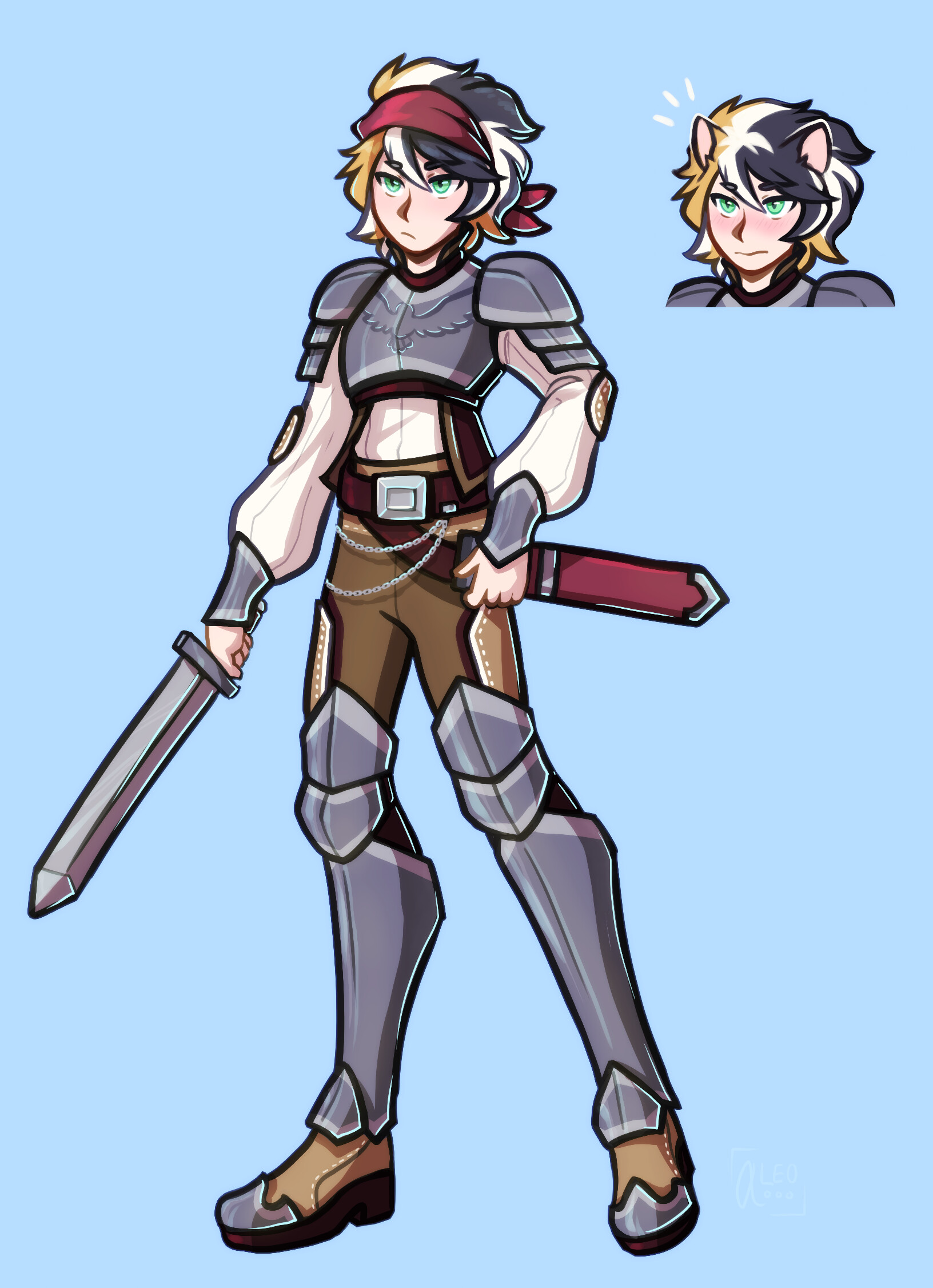 ArtStation - Kitty-Knight in training Design