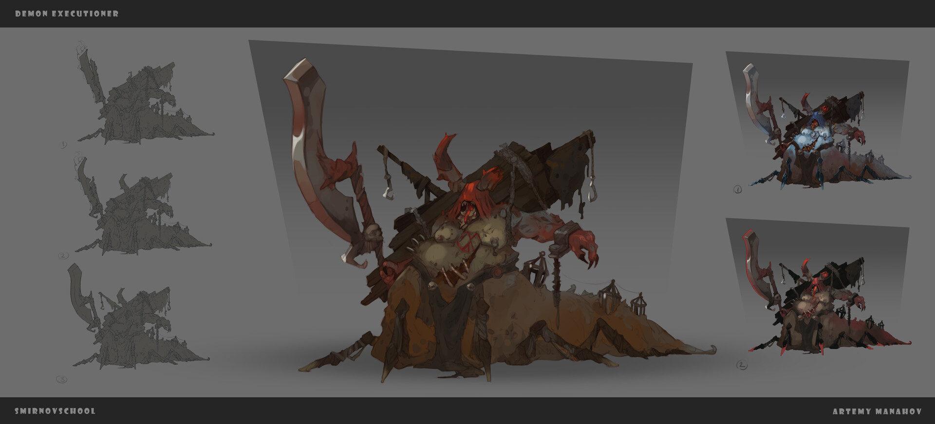 ArtStation - Demon executioner