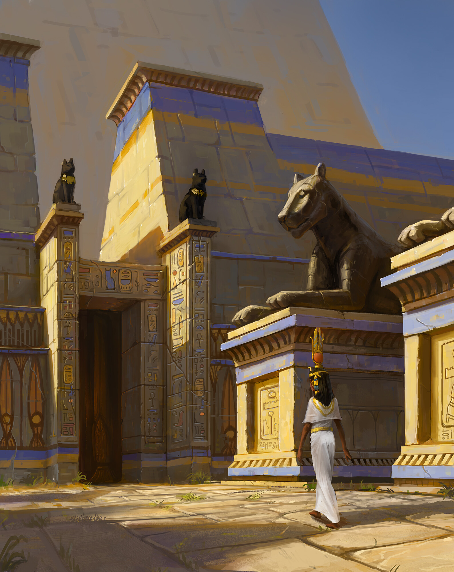 ArtStation - Temple of Bast