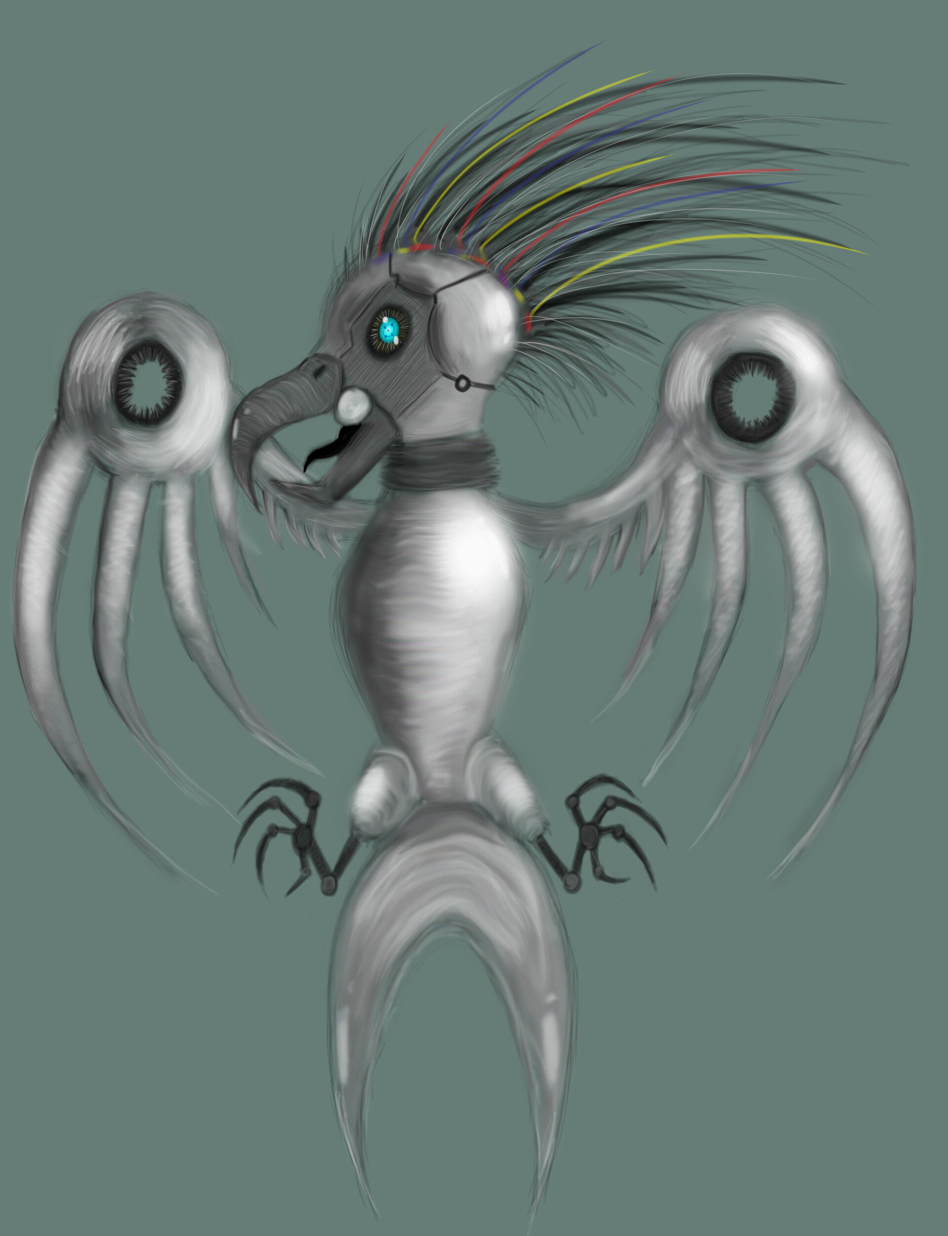 ArtStation - Cyborg Bird
